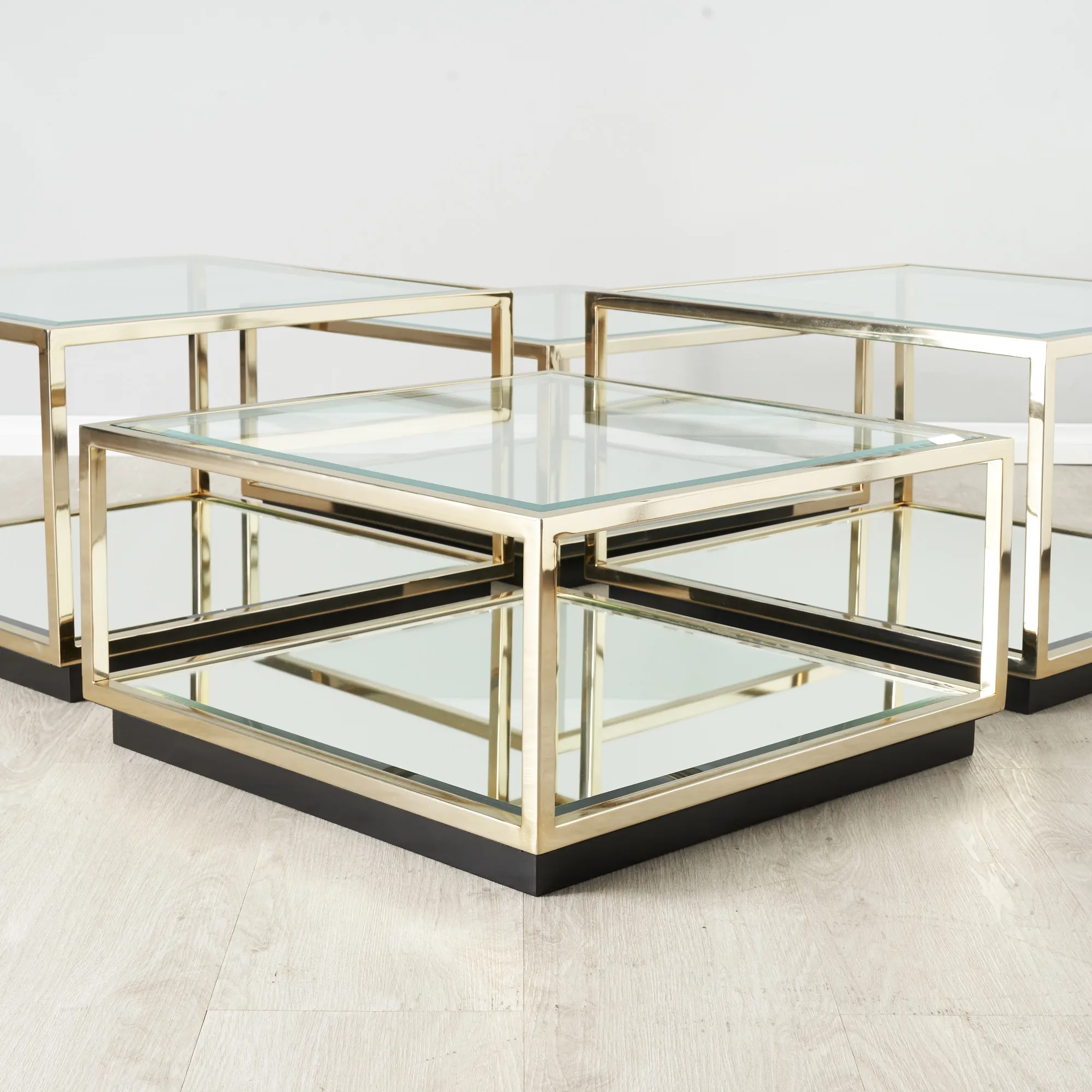 Cameron Champagne Gold Coffee Table | Koala Living