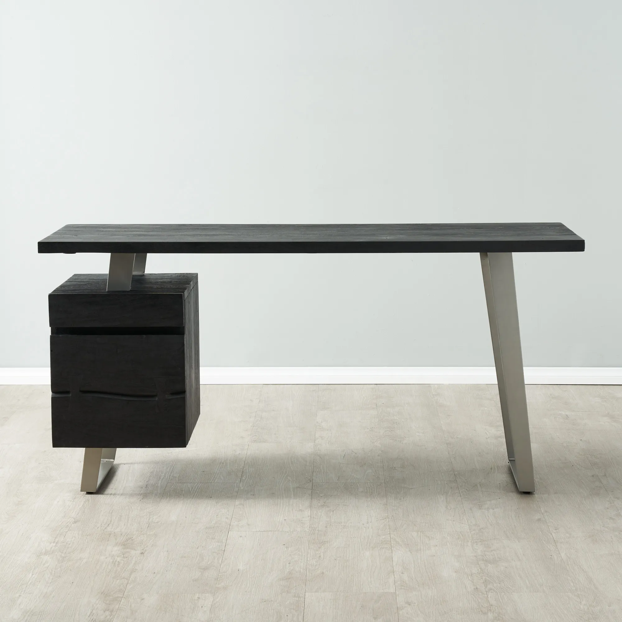 Nature Line Black Wooden Desk | Koala Living