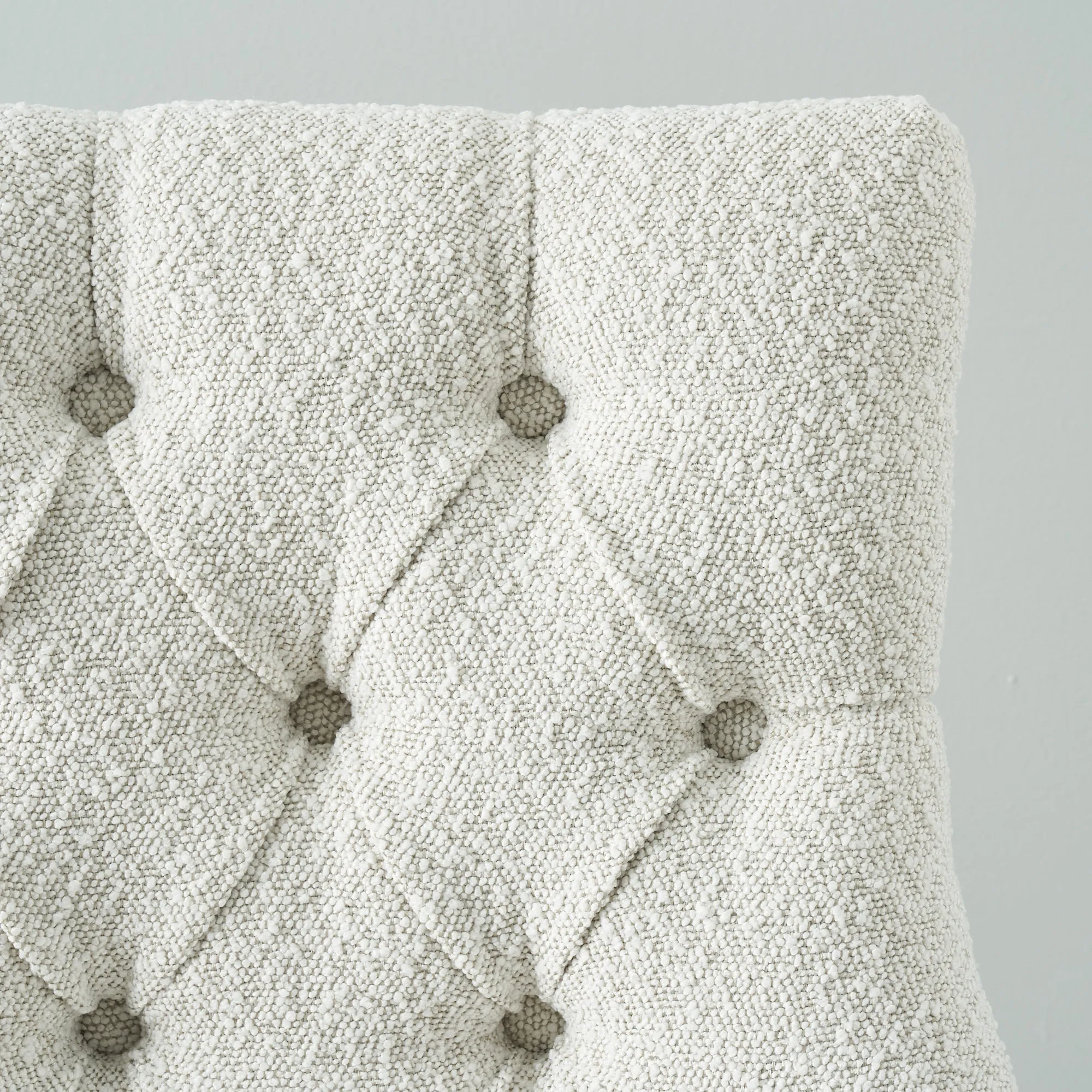 Saxon Cream Boucle Dining Chair