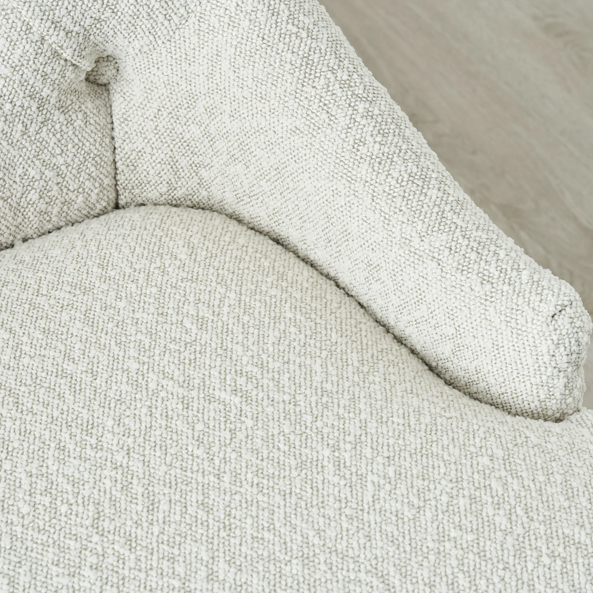 Saxon Cream Boucle Dining Chair