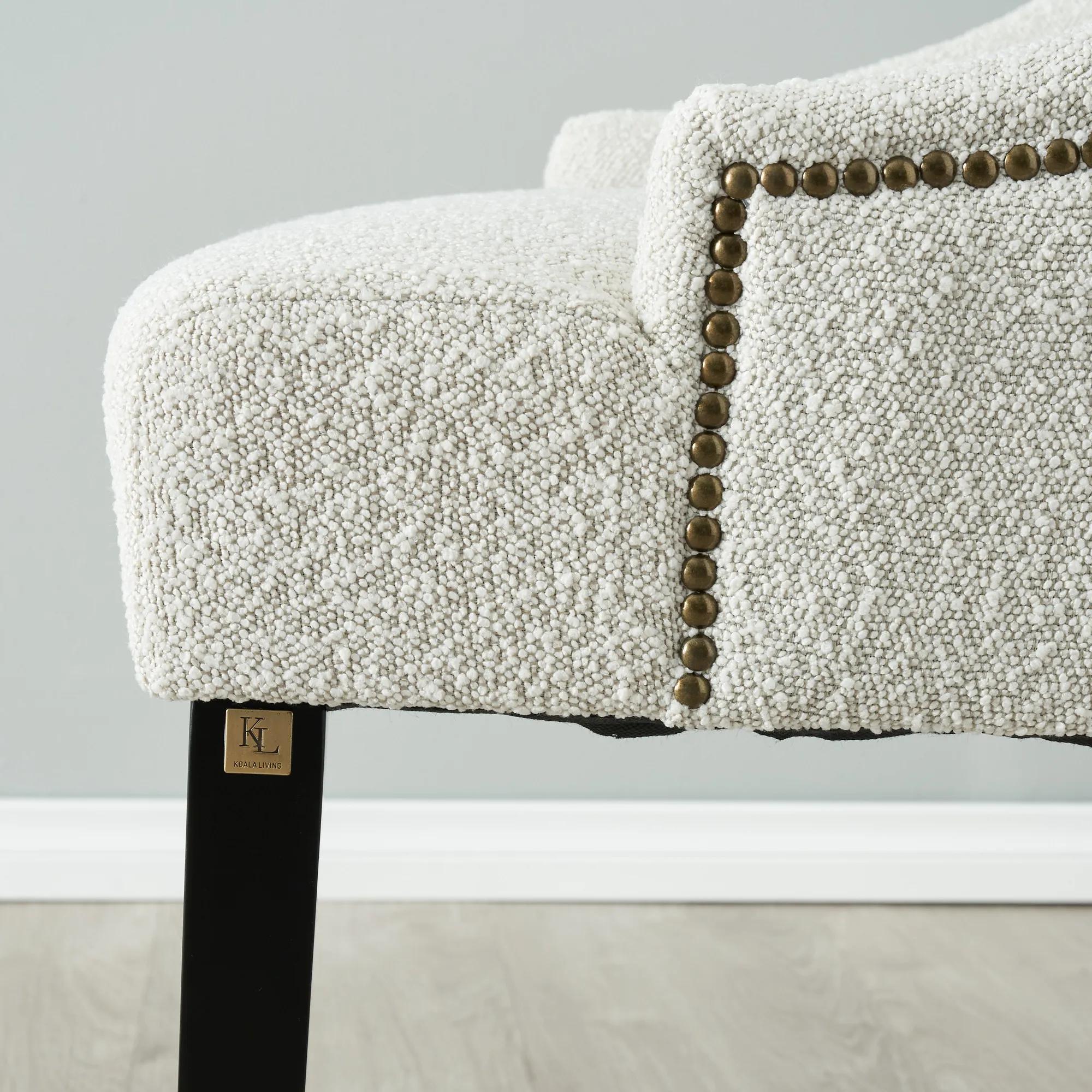 Saxon Cream Boucle Dining Chair