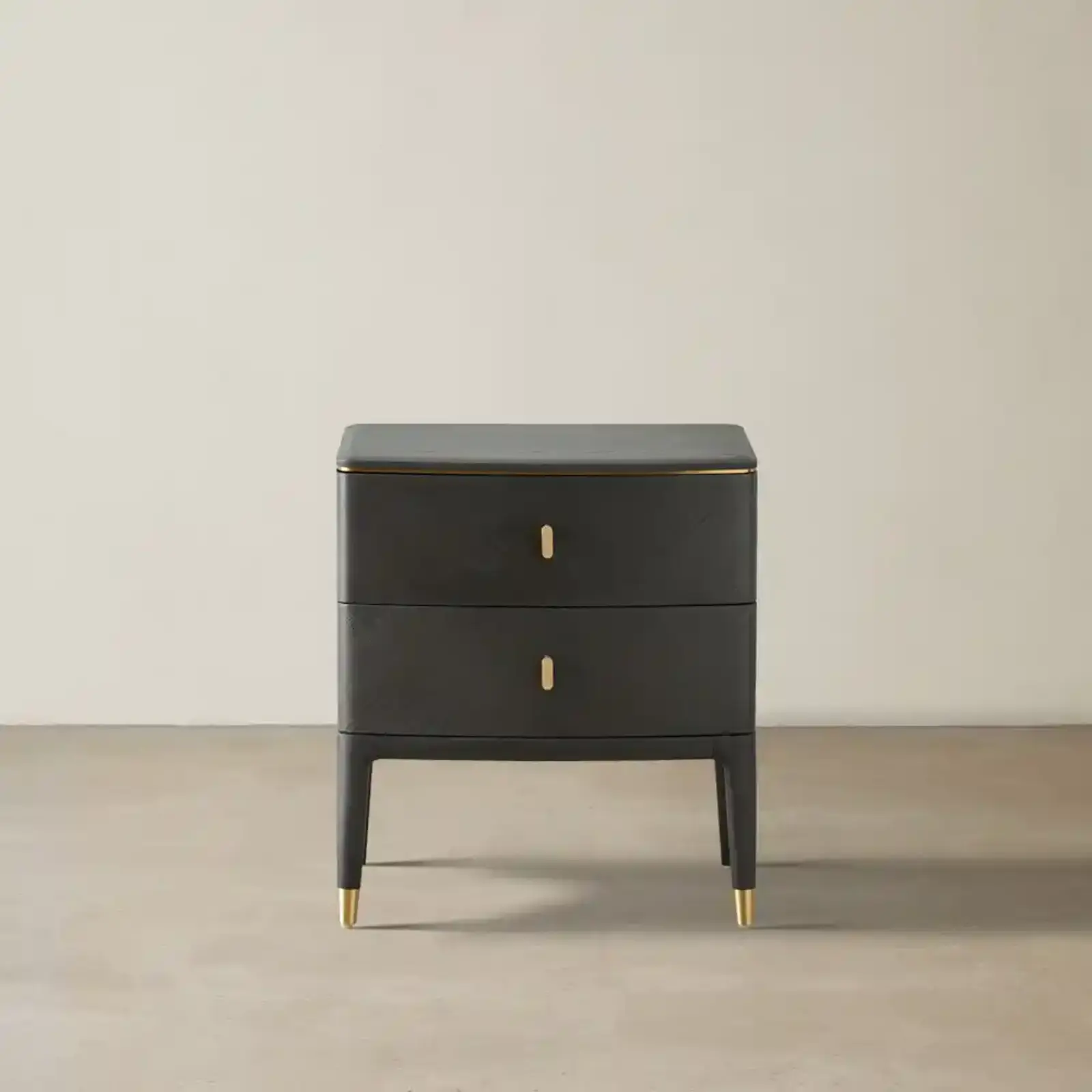Beckham Dark Grey Bedside Table | Koala Living