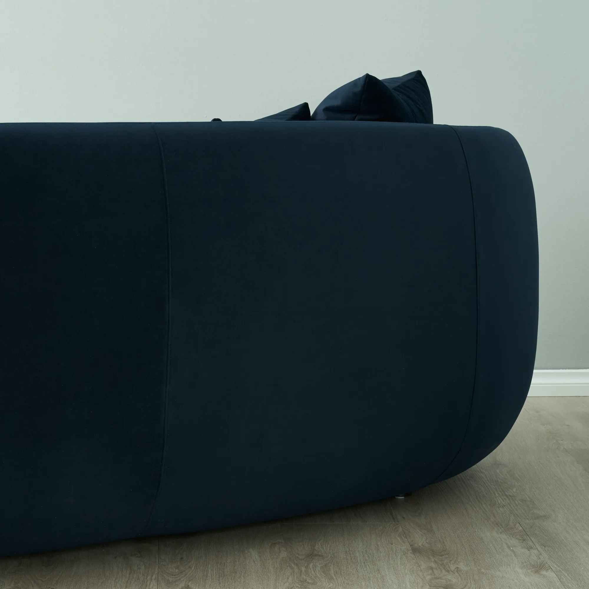 Everett Midnight Navy Velvet 2 Seater Sofa