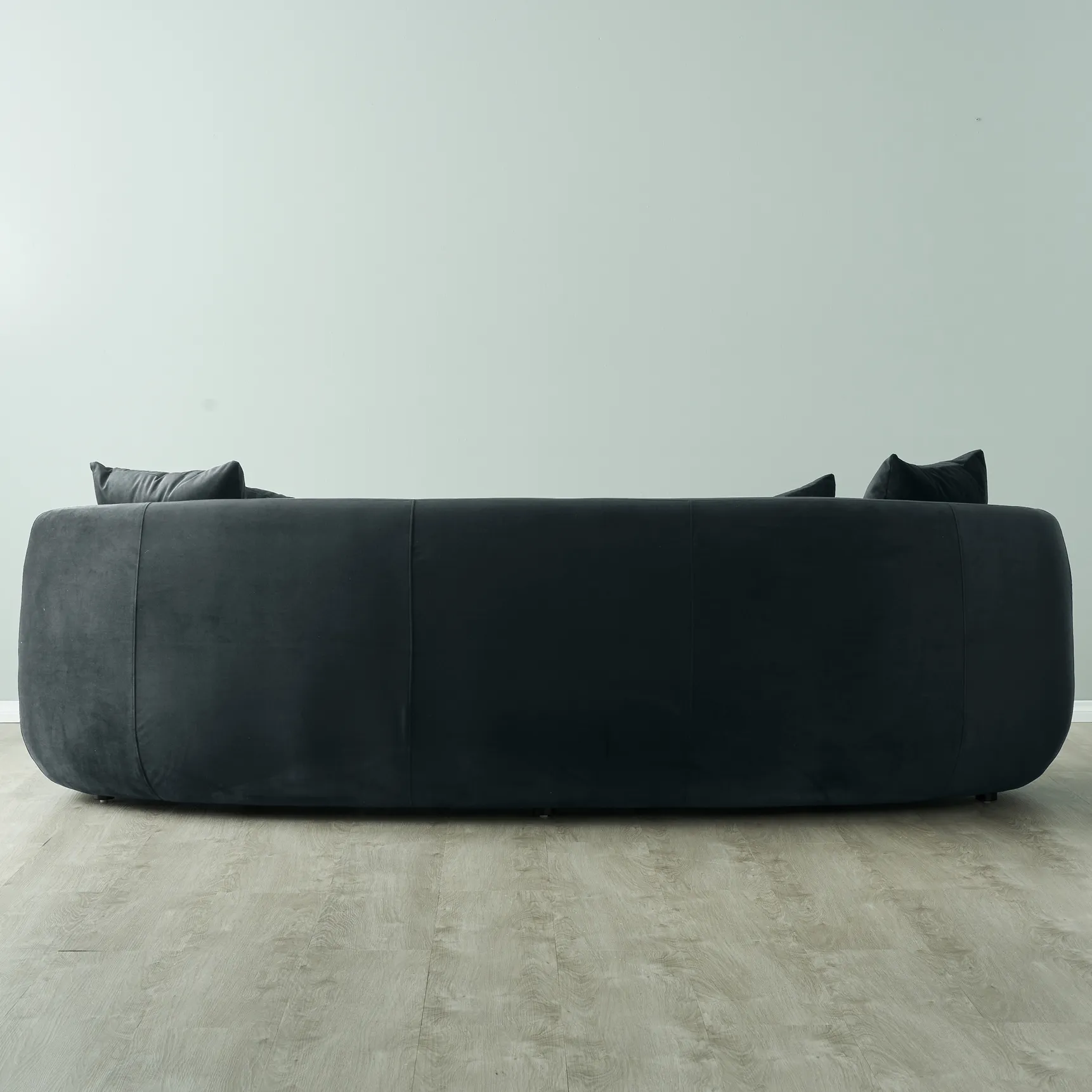 Everett Charcoal Velvet 3 Seater Sofa