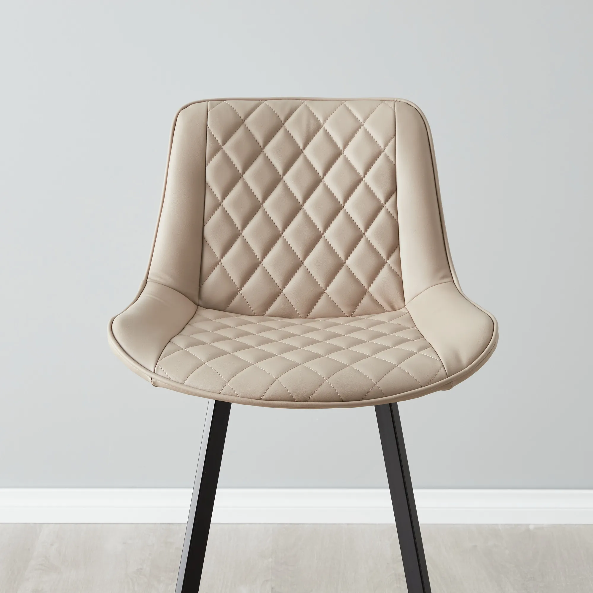 Gavin Sand Beige Vegan Leather Bar Stool