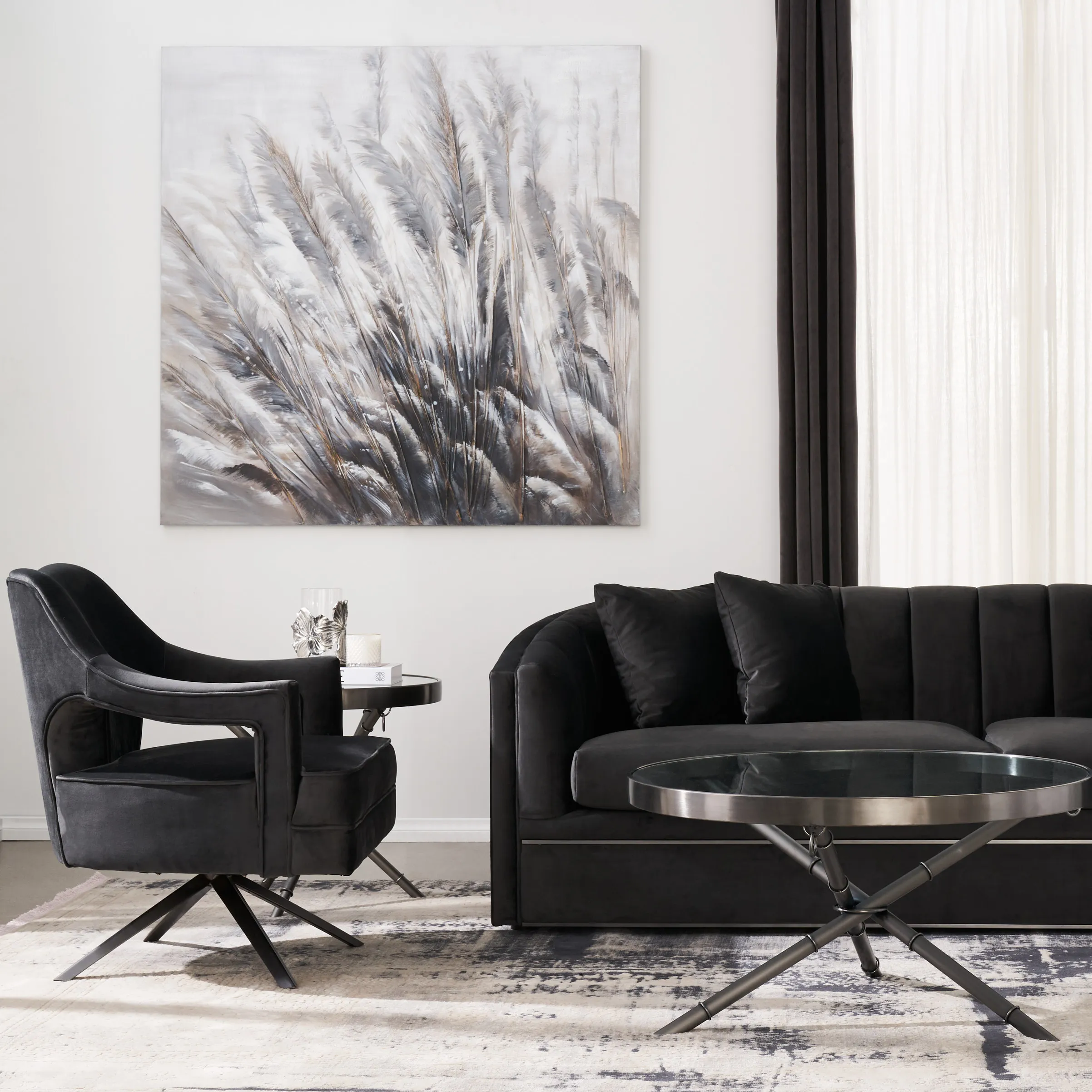 Feather Reed Painting