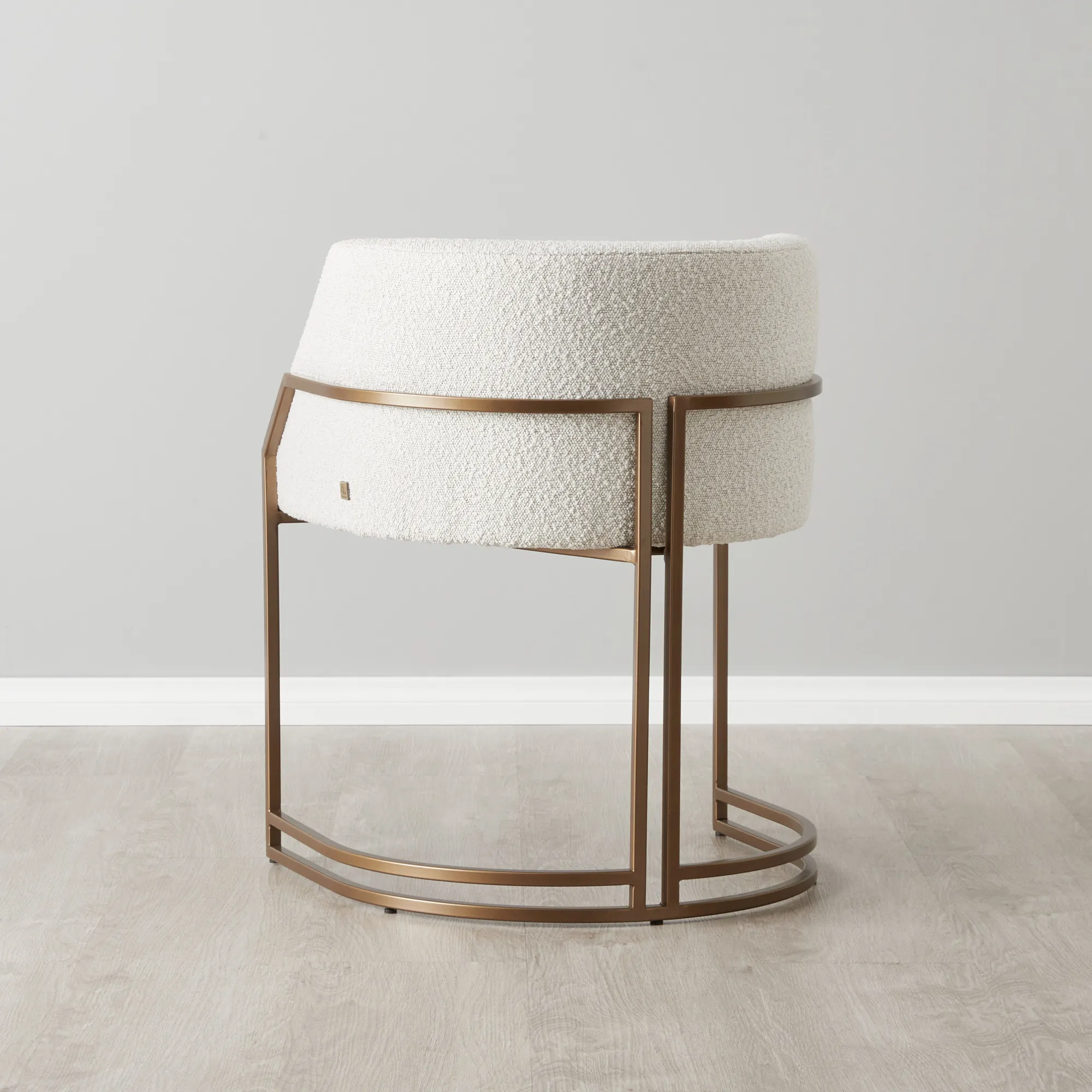 Laura Cream Boucle Dining Chair | Koala Living