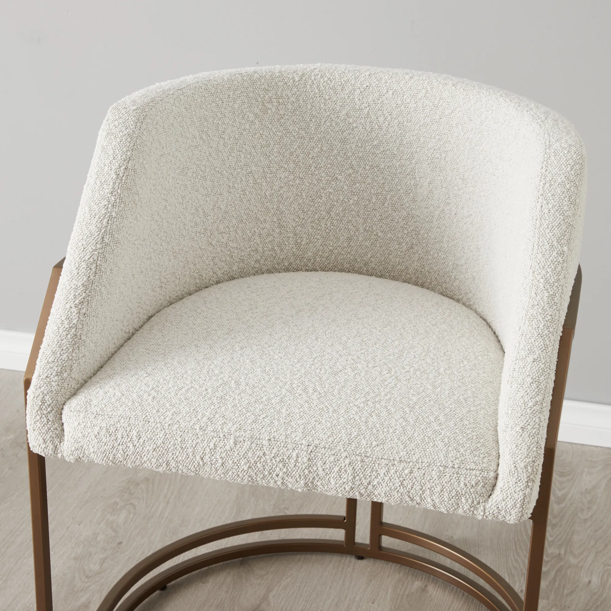 Laura Cream Boucle Dining Chair | Koala Living