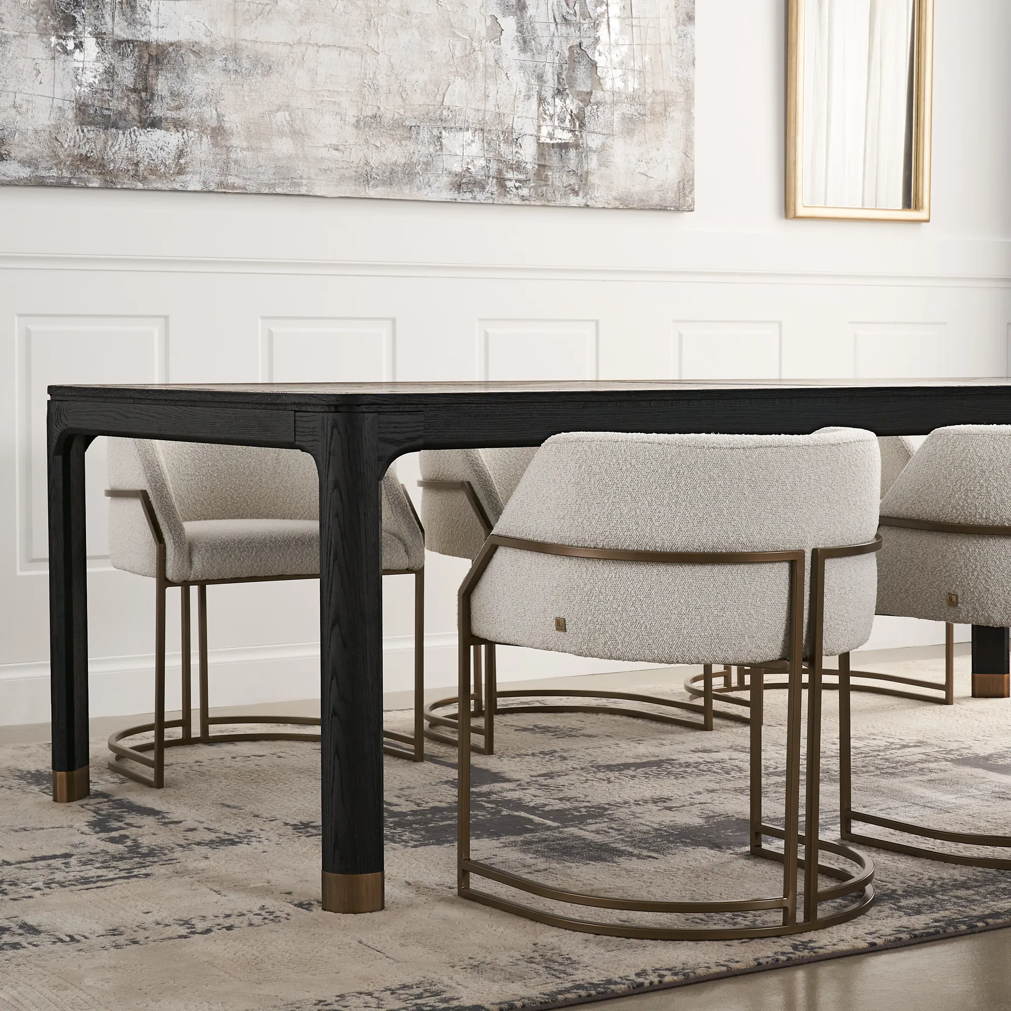 Laura Cream Boucle Dining Chair | Koala Living