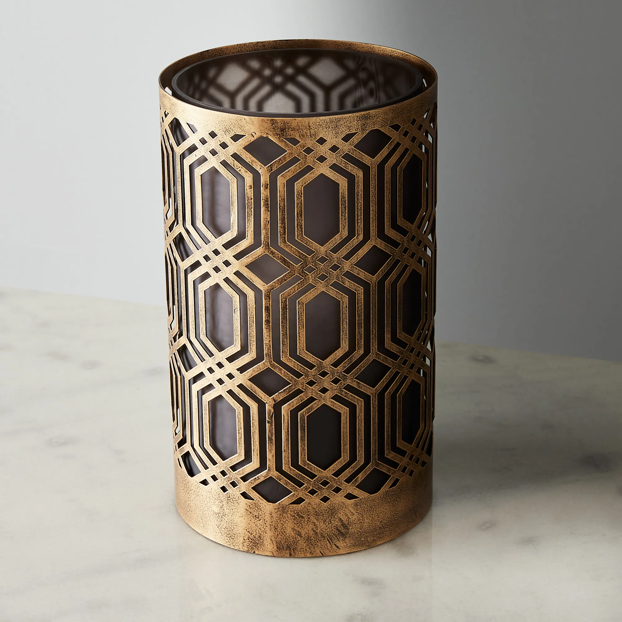 Alpha Antique Gold Table Lamp