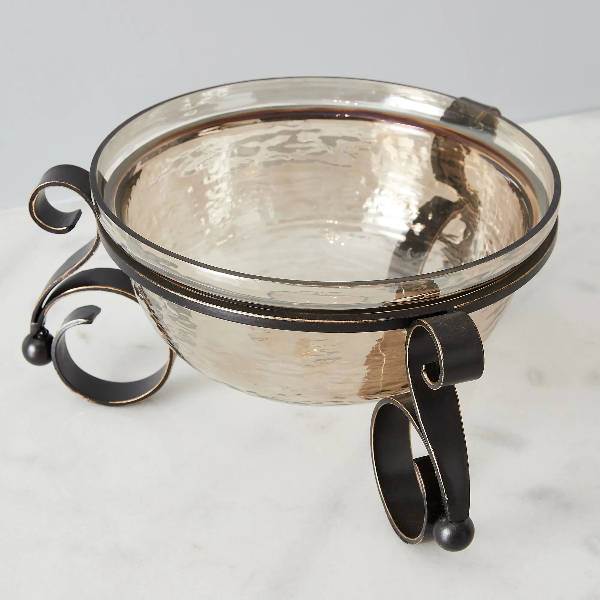 Tobin Gilded Dark Bronze Deep Bowl Decorative