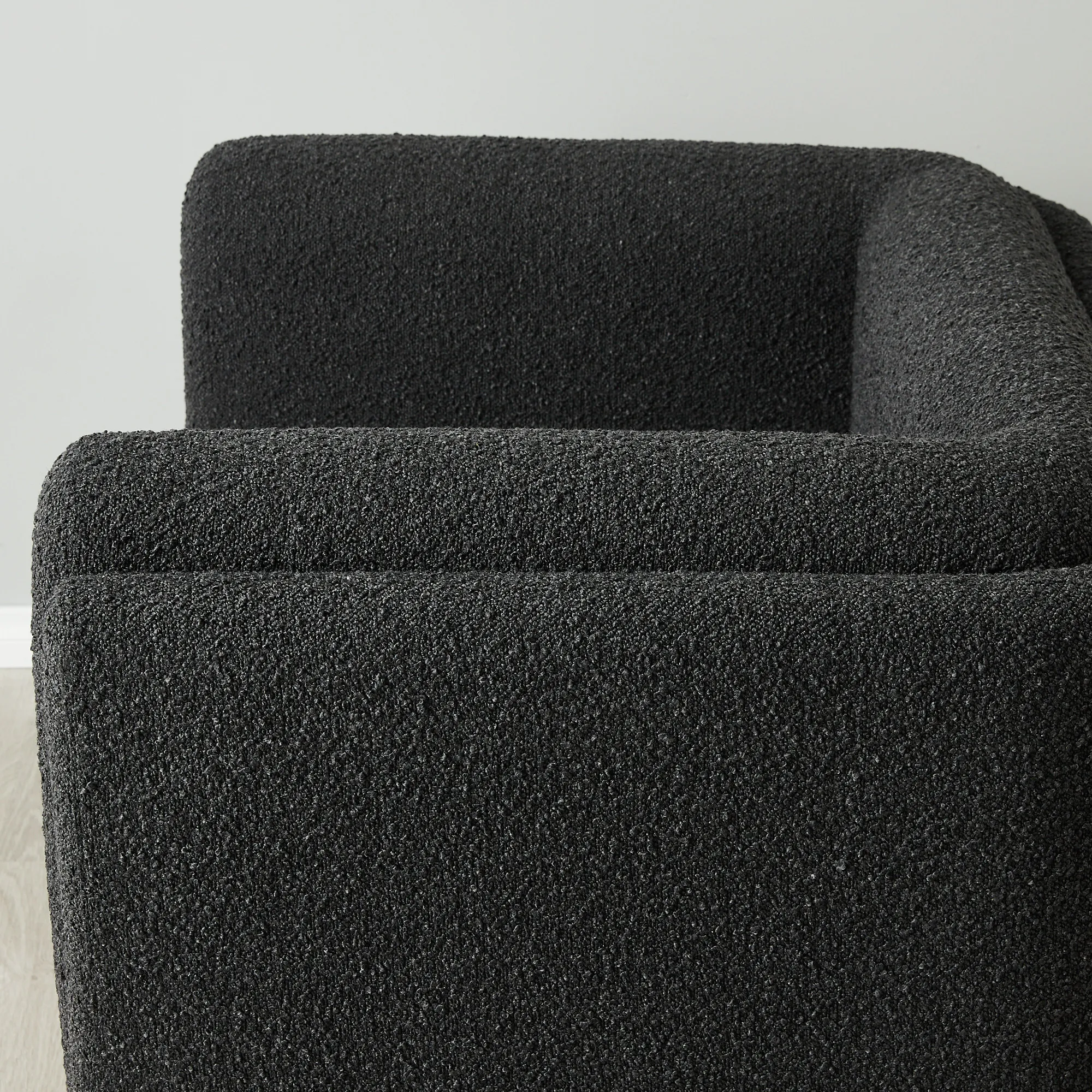 Clementine Black Boucle Occasional Chair