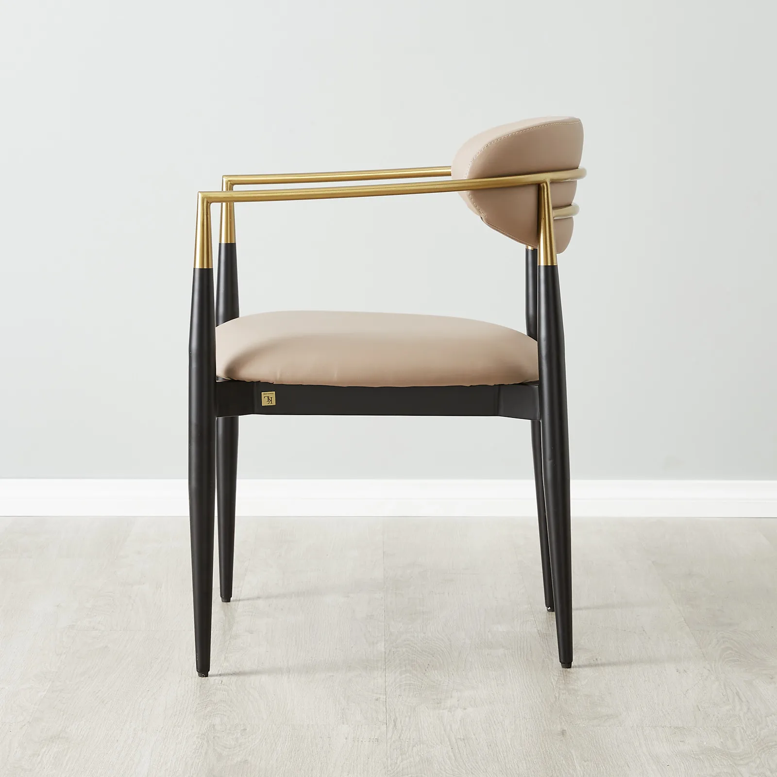 Amy Sand Beige Vegan Leather Dining Chair | Koala Living