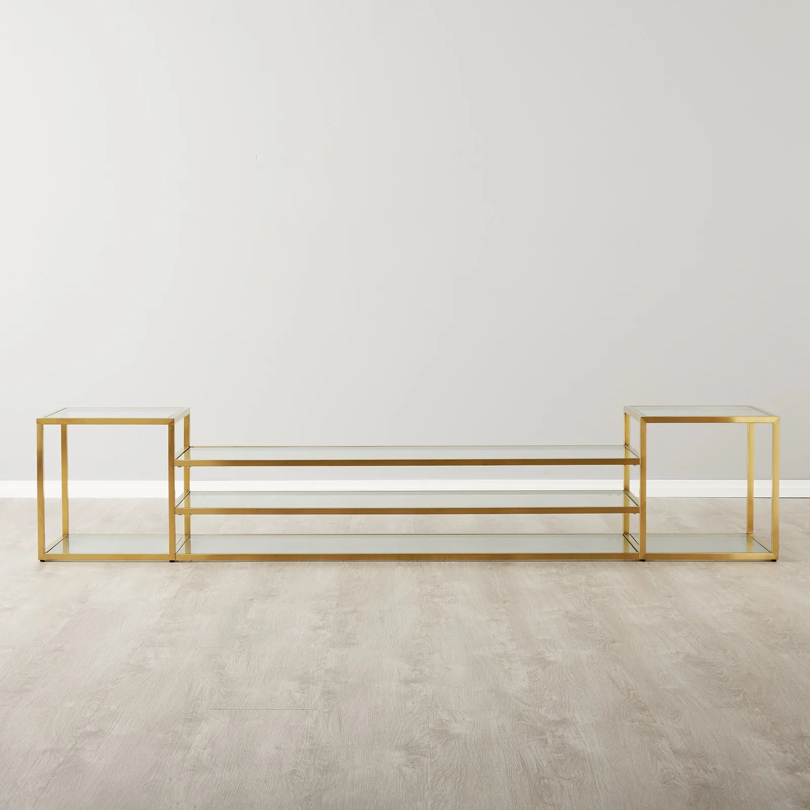 Tinsley Brushed Gold Stainless Steel Entertainment Unit