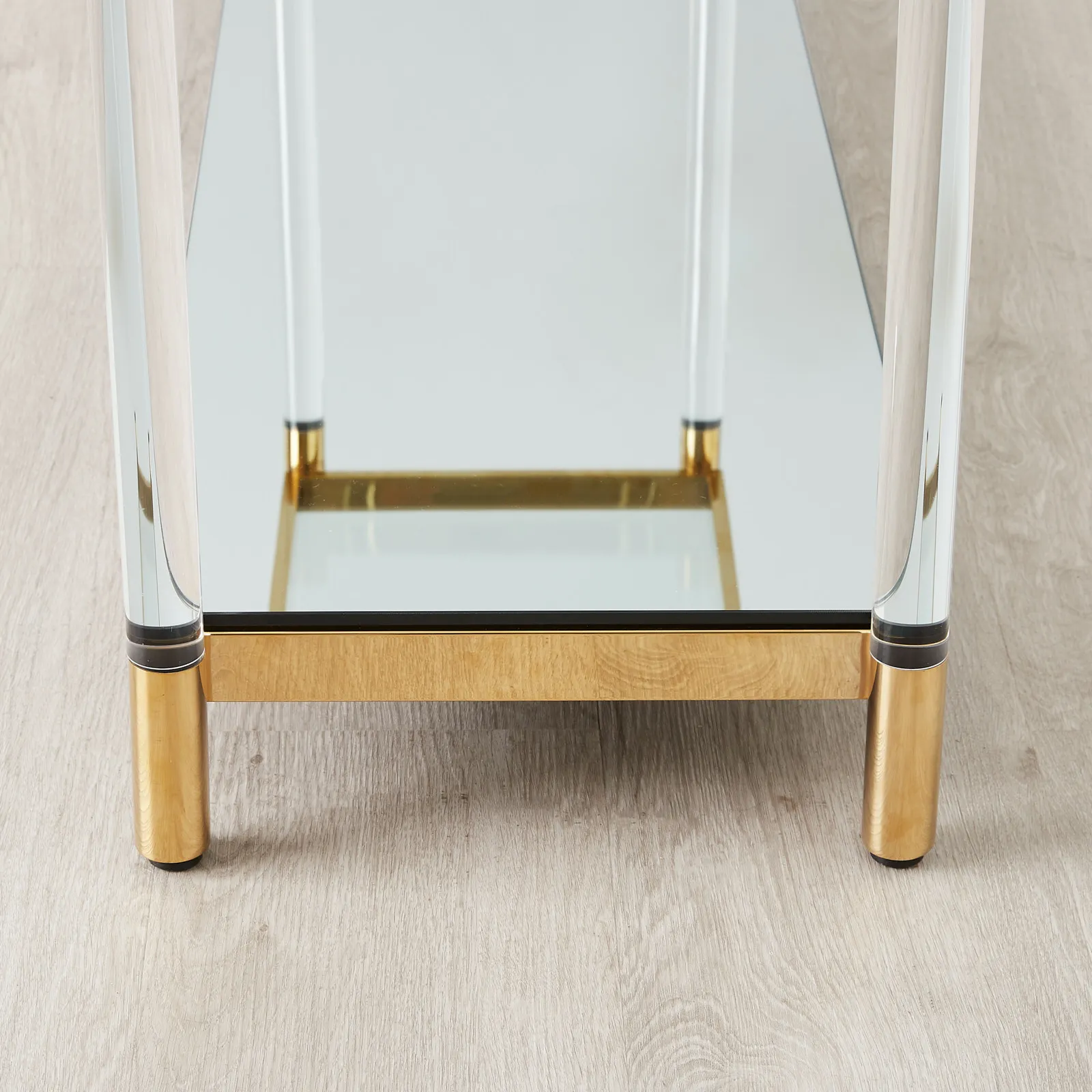 Auryn Gold Stainless Steel Console Table | Koala Living