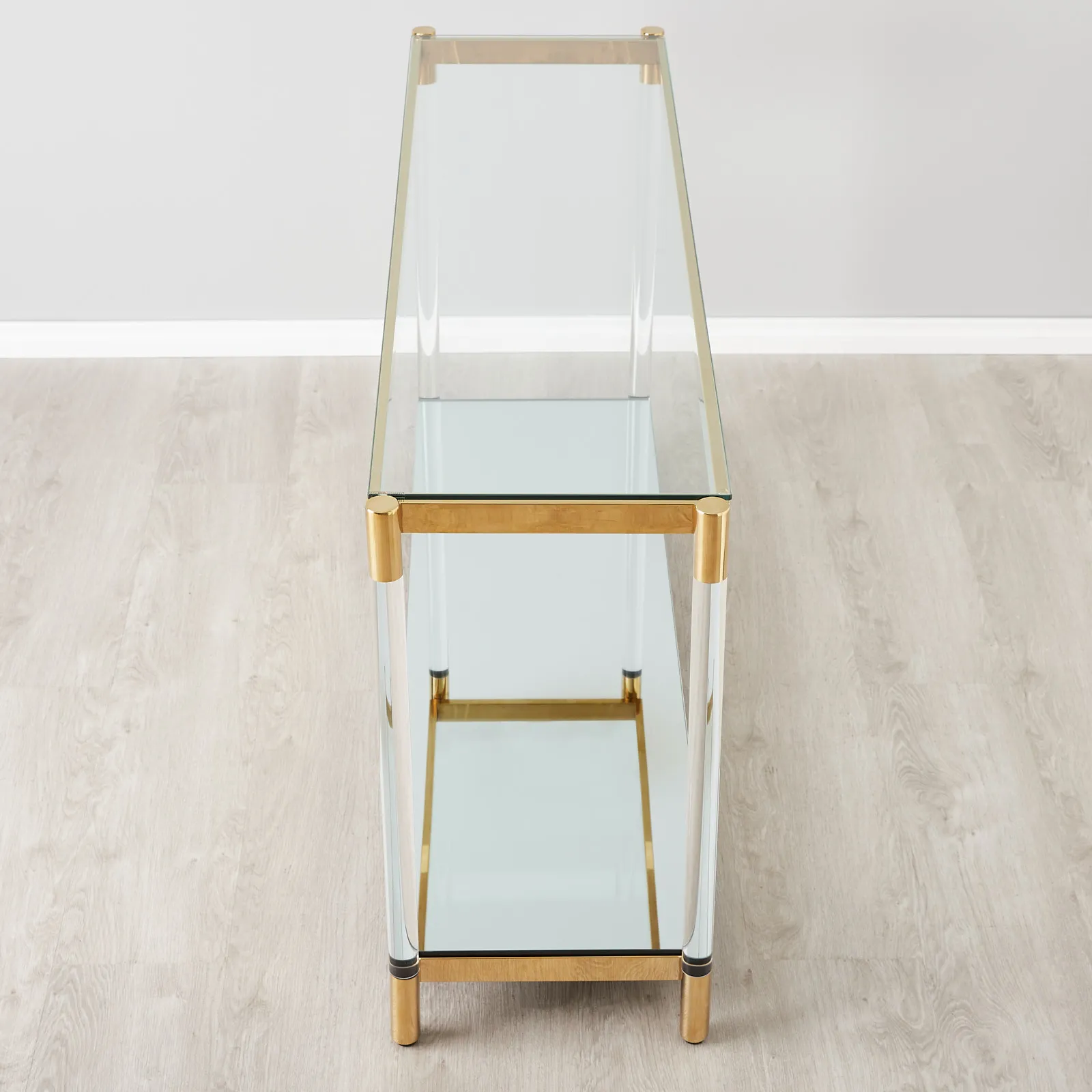 Auryn Gold Stainless Steel Console Table | Koala Living