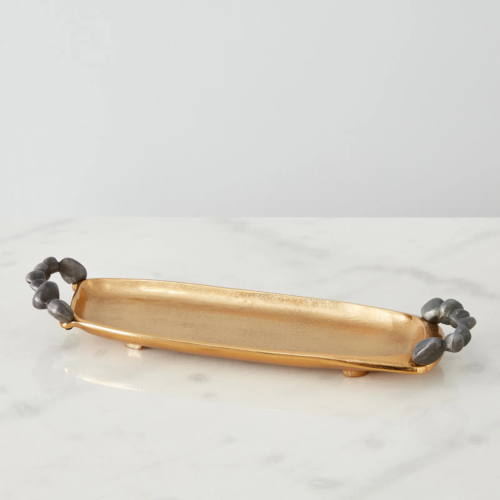 Alana Gold Metal Tray