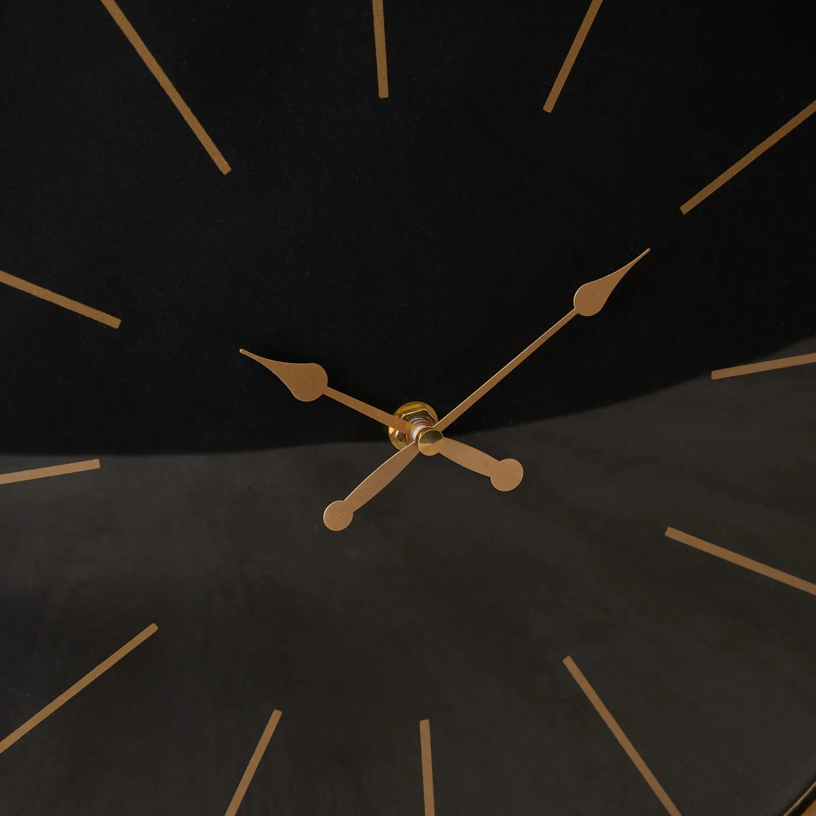 Miriam Matte Antique Brass Croc Pattern Wall Clock