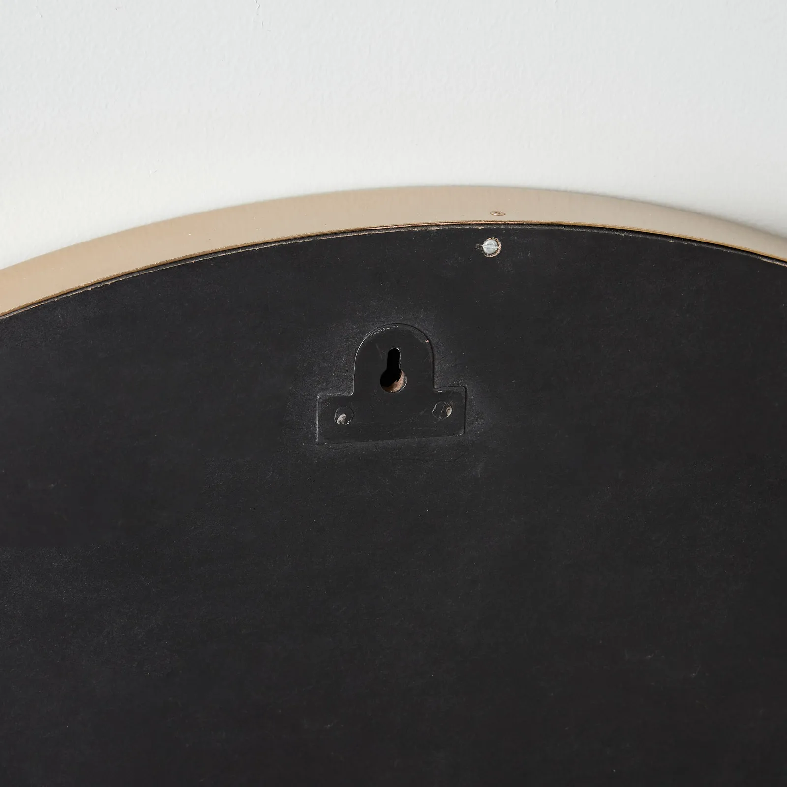 Miriam Matte Antique Brass Croc Pattern Wall Clock