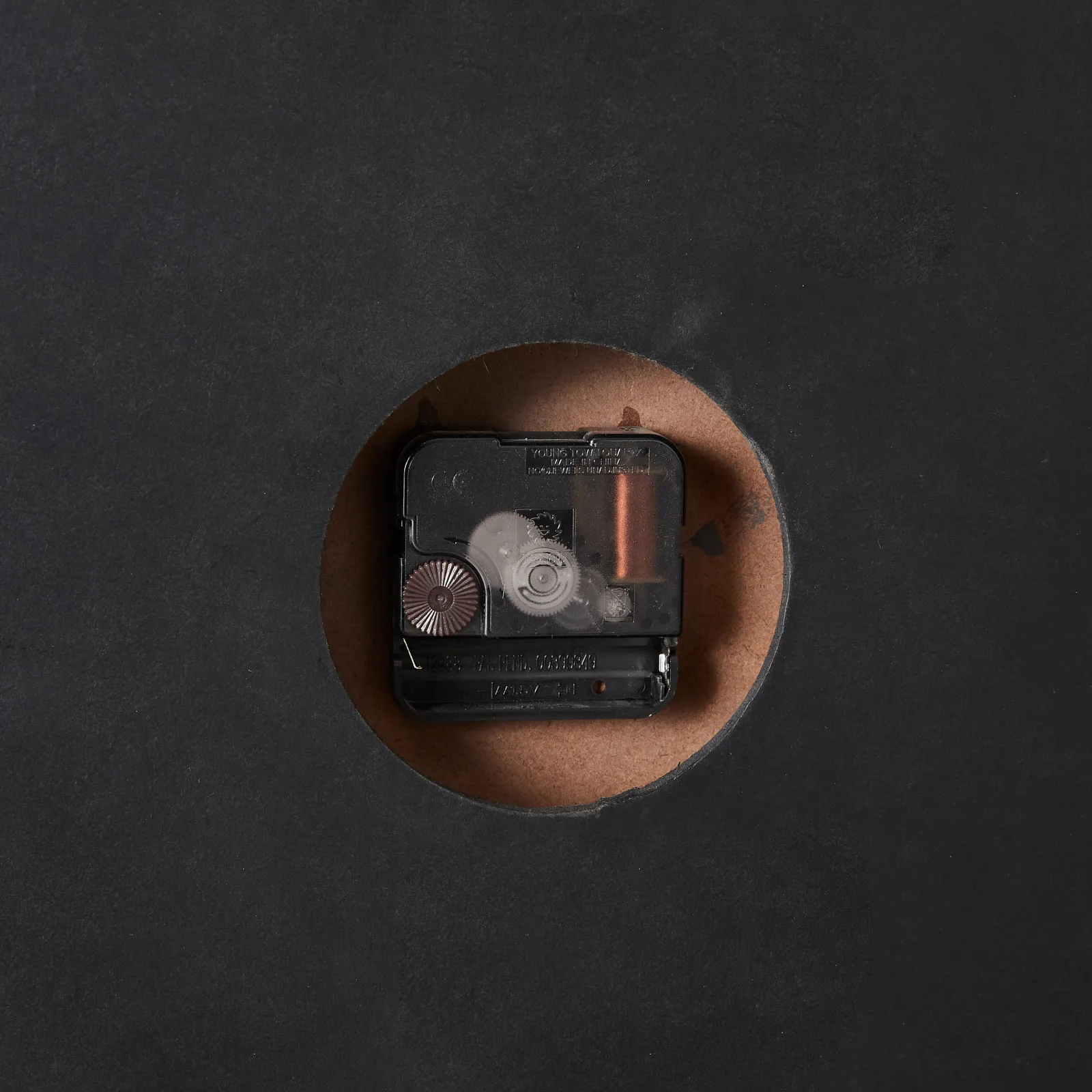 Miriam Matte Antique Brass Croc Pattern Wall Clock