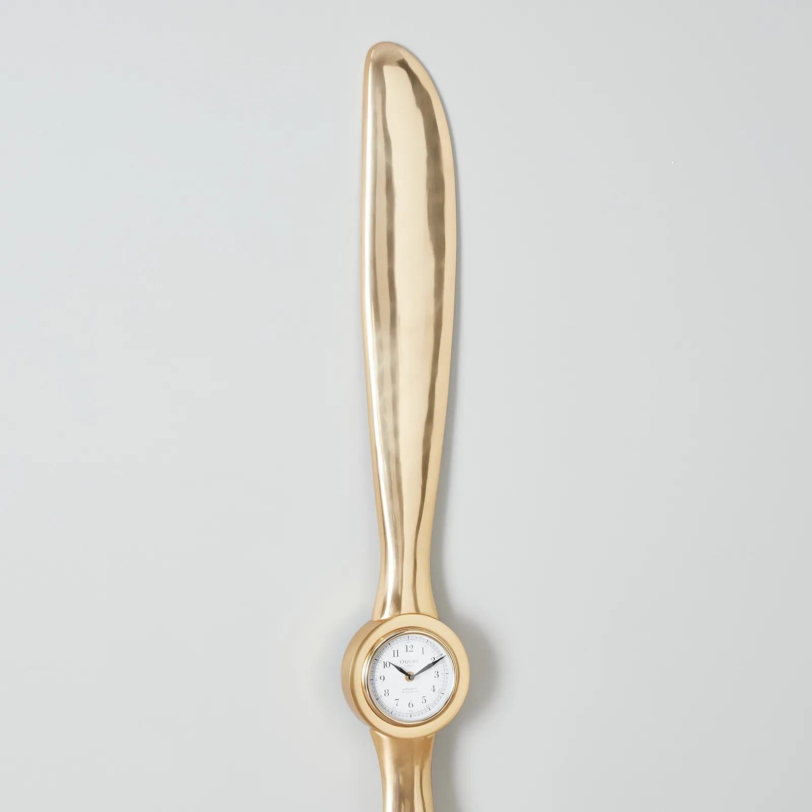 Time Keeper Matte Antique Brass Wall Clock