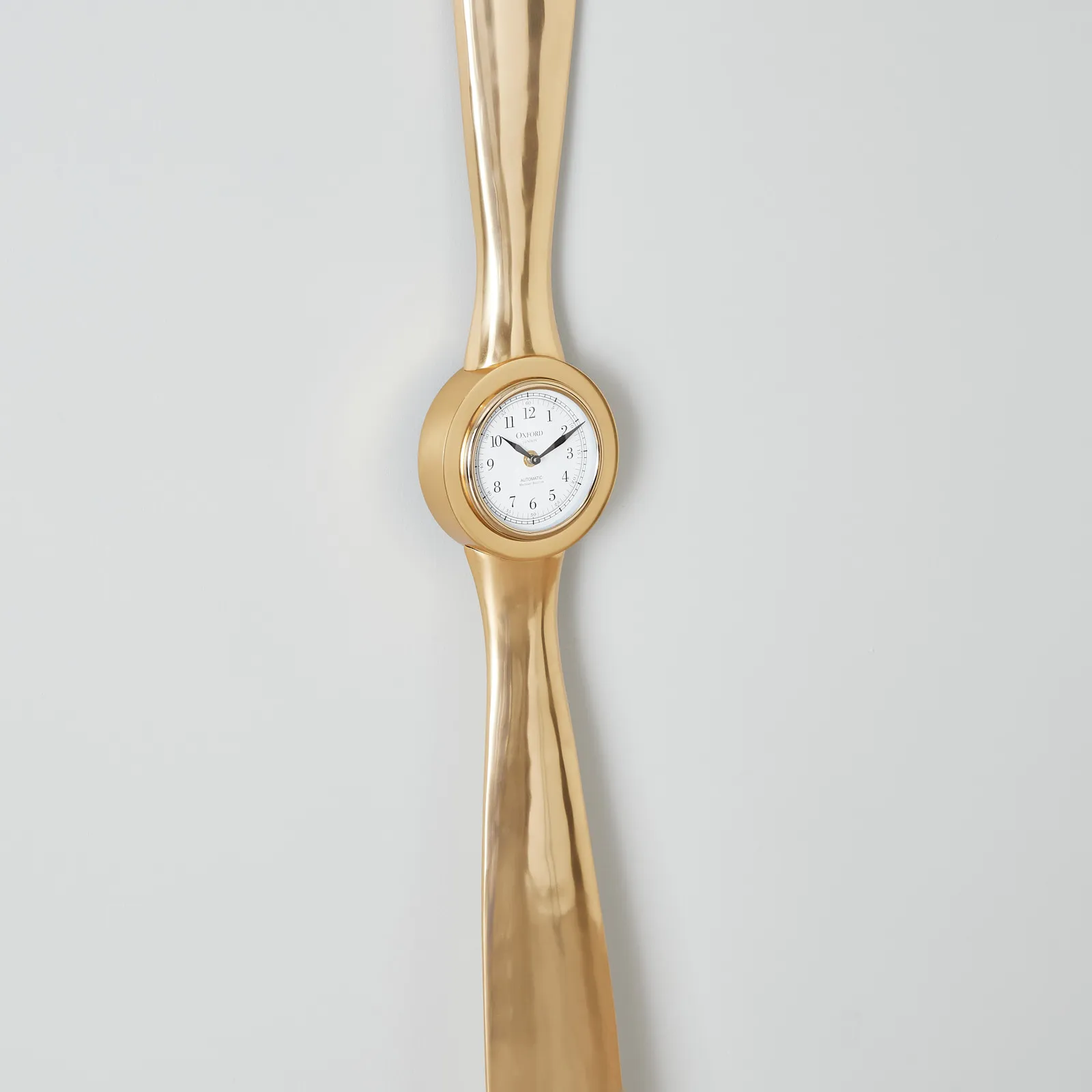 Time Keeper Matte Antique Brass Wall Clock