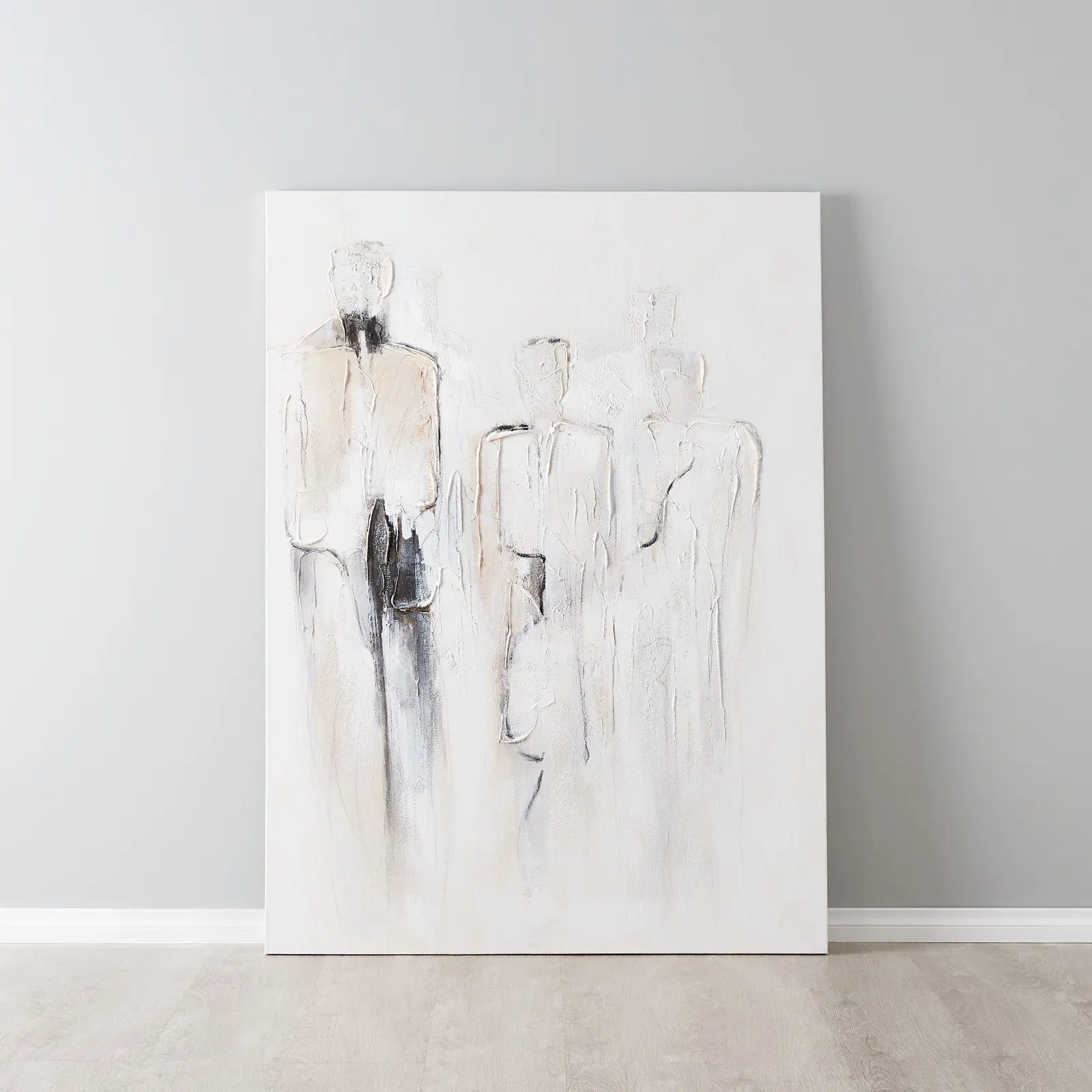 The Shadow Neutral Colours Abstract Painting