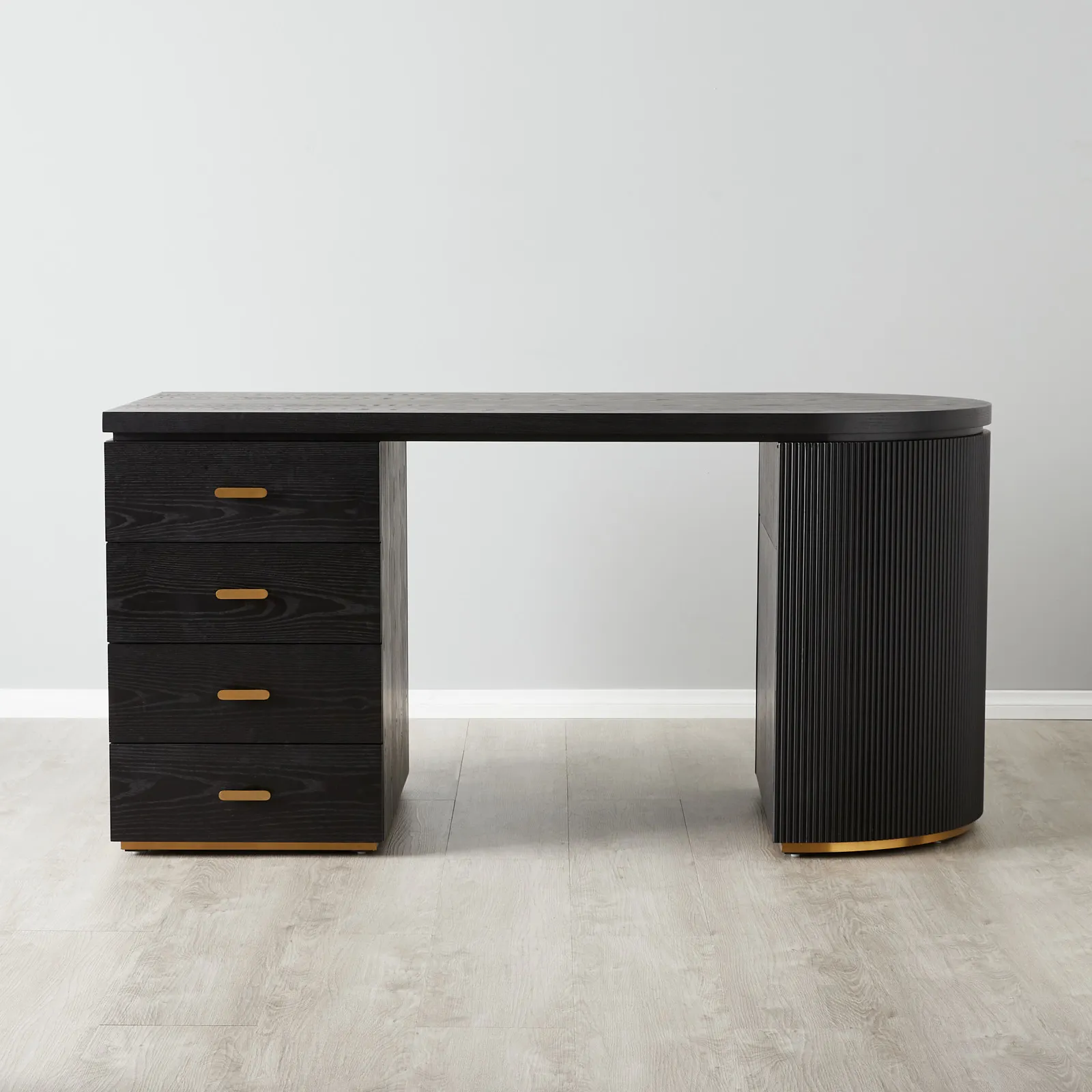 Nicholas Black Wooden Desk | Koala Living