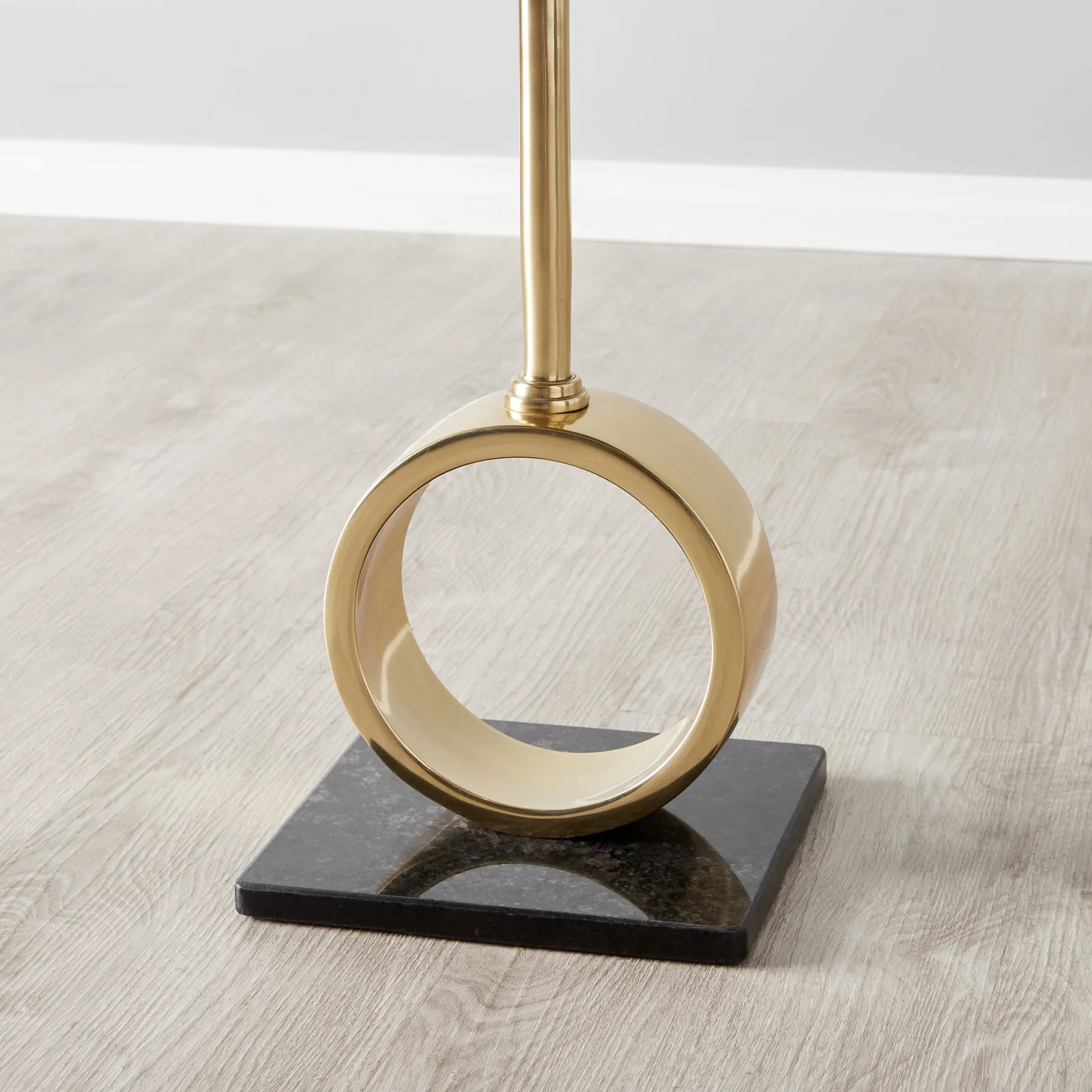 Sloane Polished Gold Metal Side Table