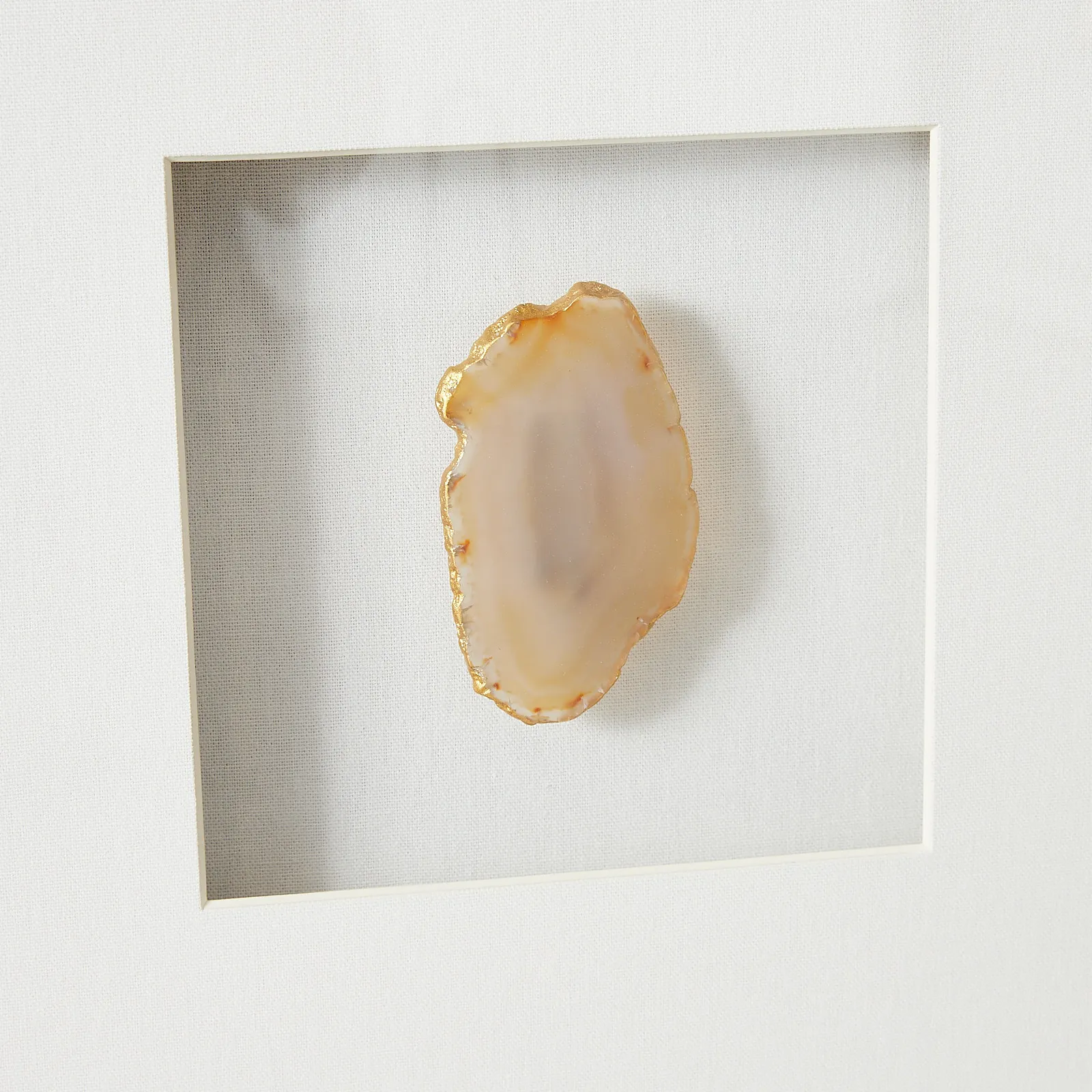 Terra Brown Agate Shadow Box With Black Frame | Koala Living