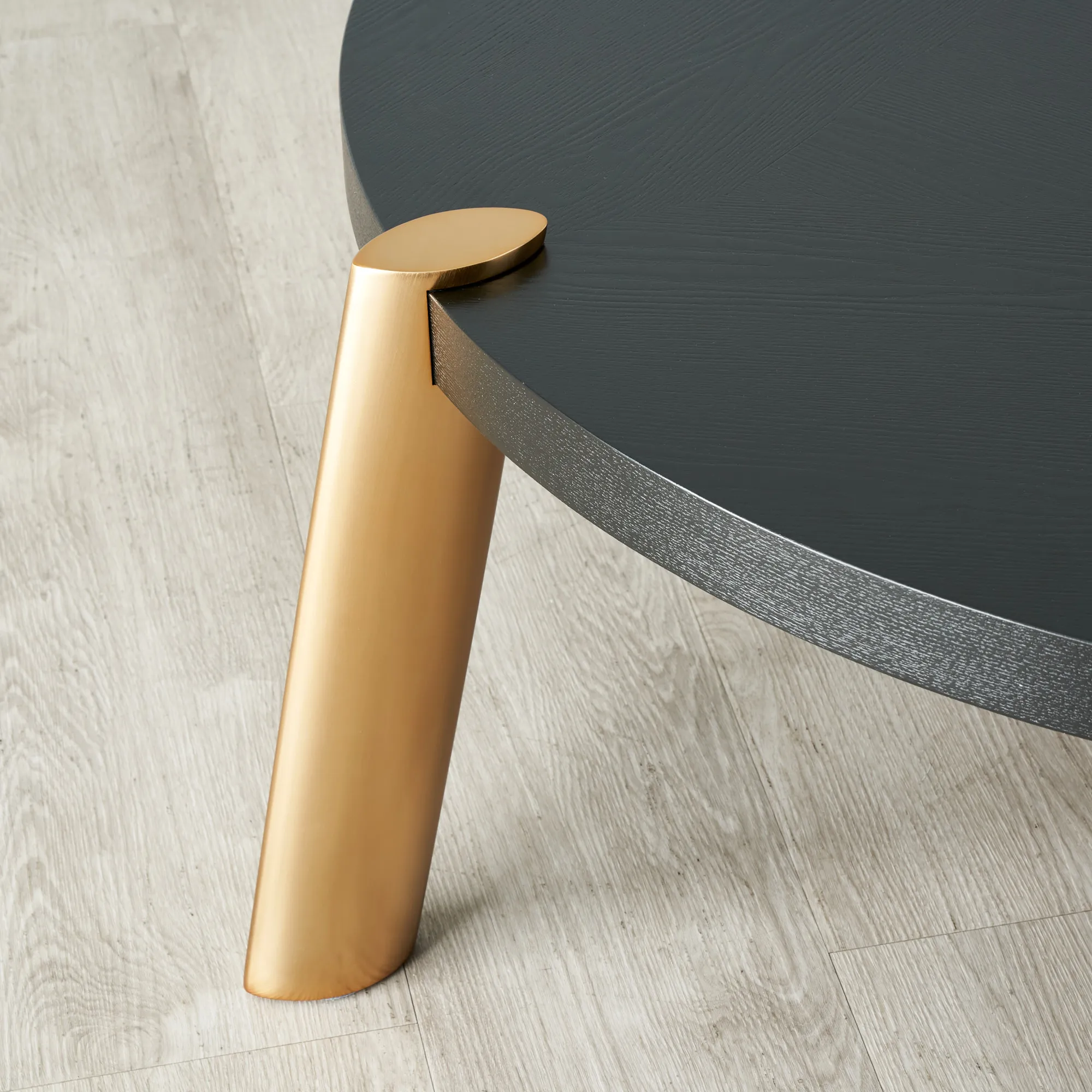 Dale II Round Coffee Table Large Espresso | Koala Living