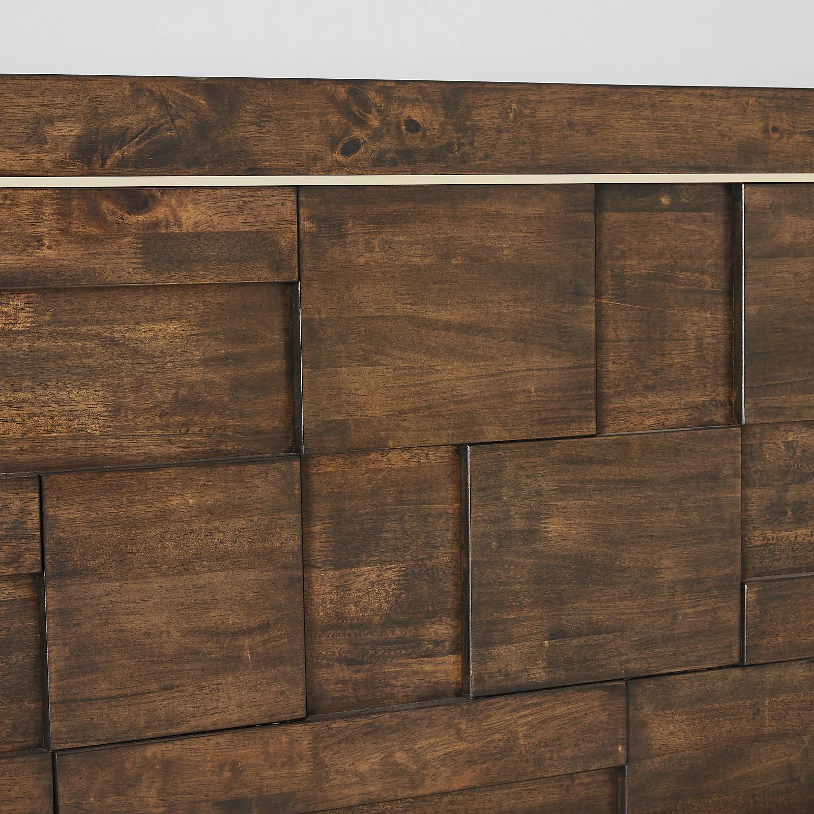 Montana Deep Brown Wooden Queen Bed