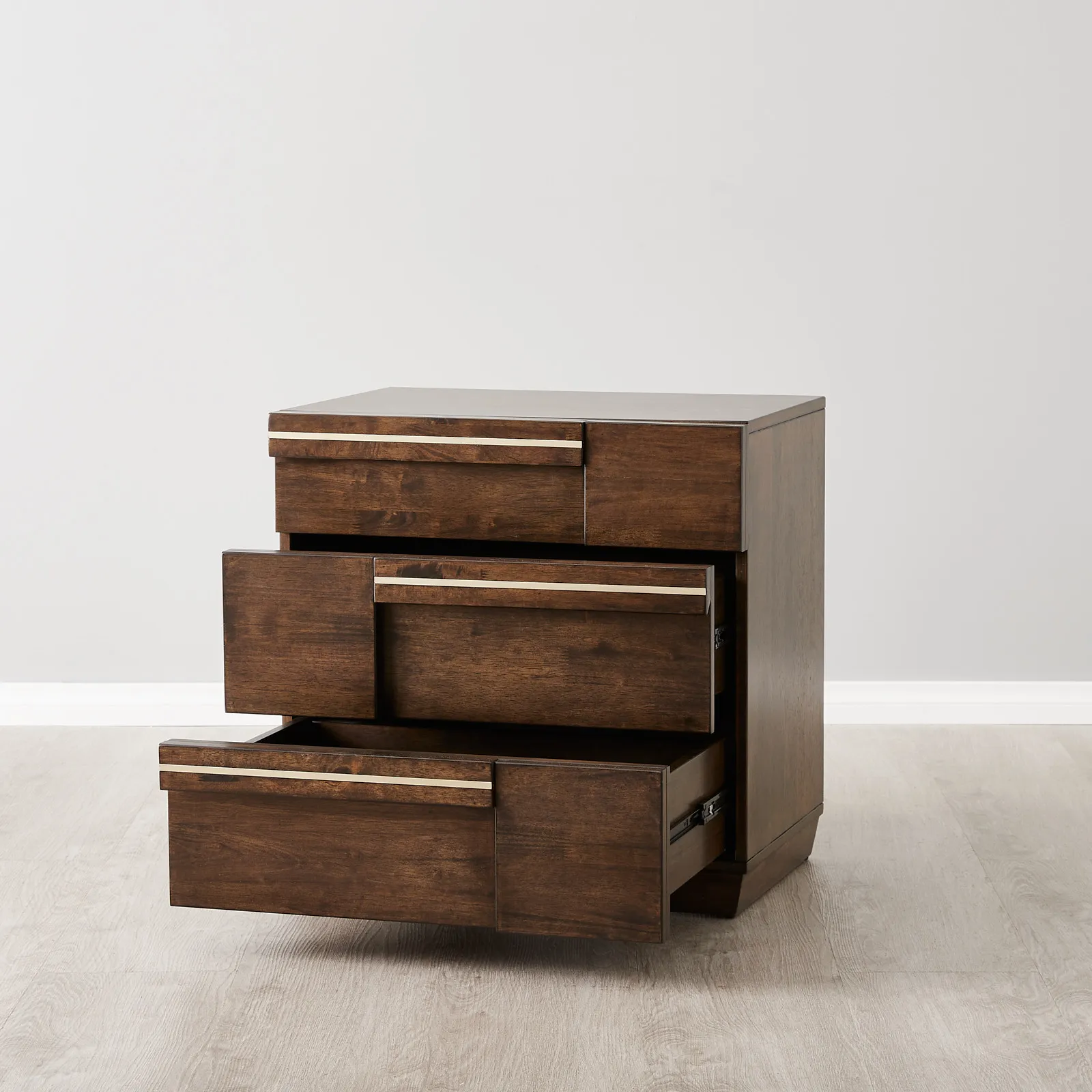 Montana Deep Brown Wooden Side Table | Koala Living