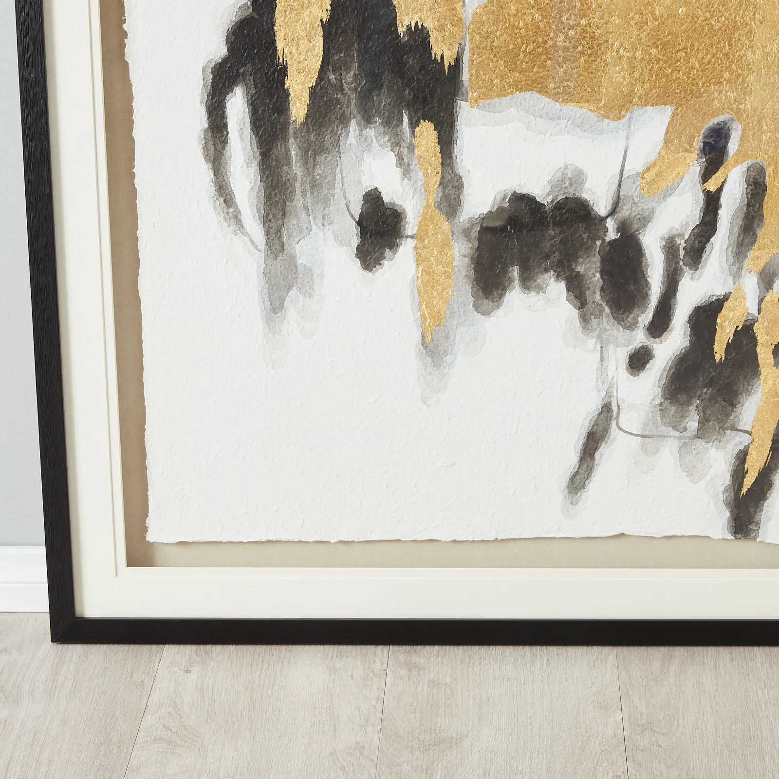 Golden Specter Shadow Box With Black Frame | Koala Living