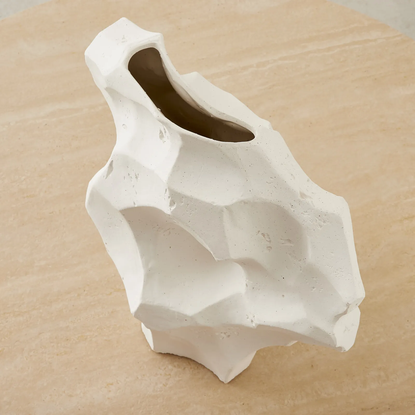 Cali Cast Stone Ceramic Vase | Koala Living