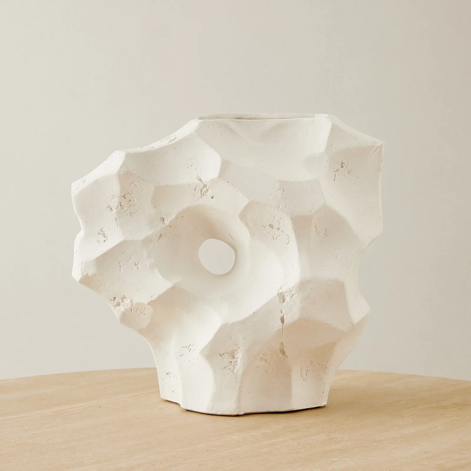 Cali Cast Stone Ceramic Vase | Koala Living