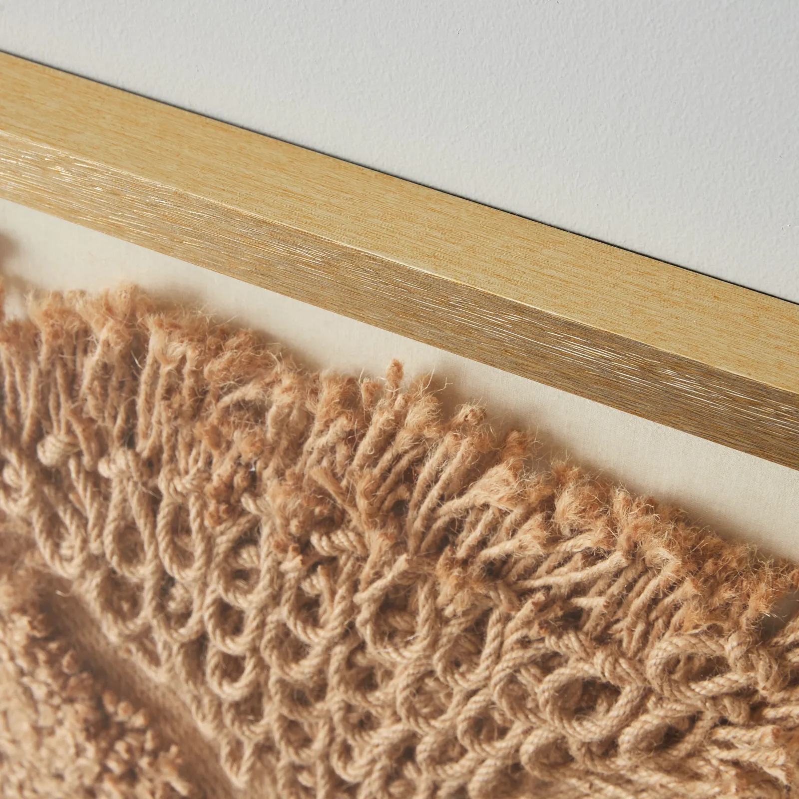 Insurgent Hemp Rope Shadow Box with Golden Frame