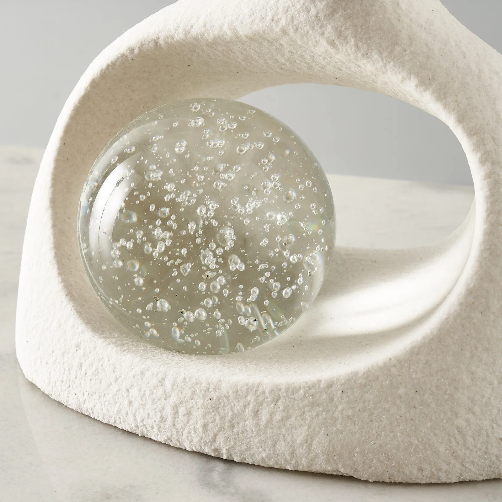 Seeking Resin Decorative With Crystal Ball | Koala Living