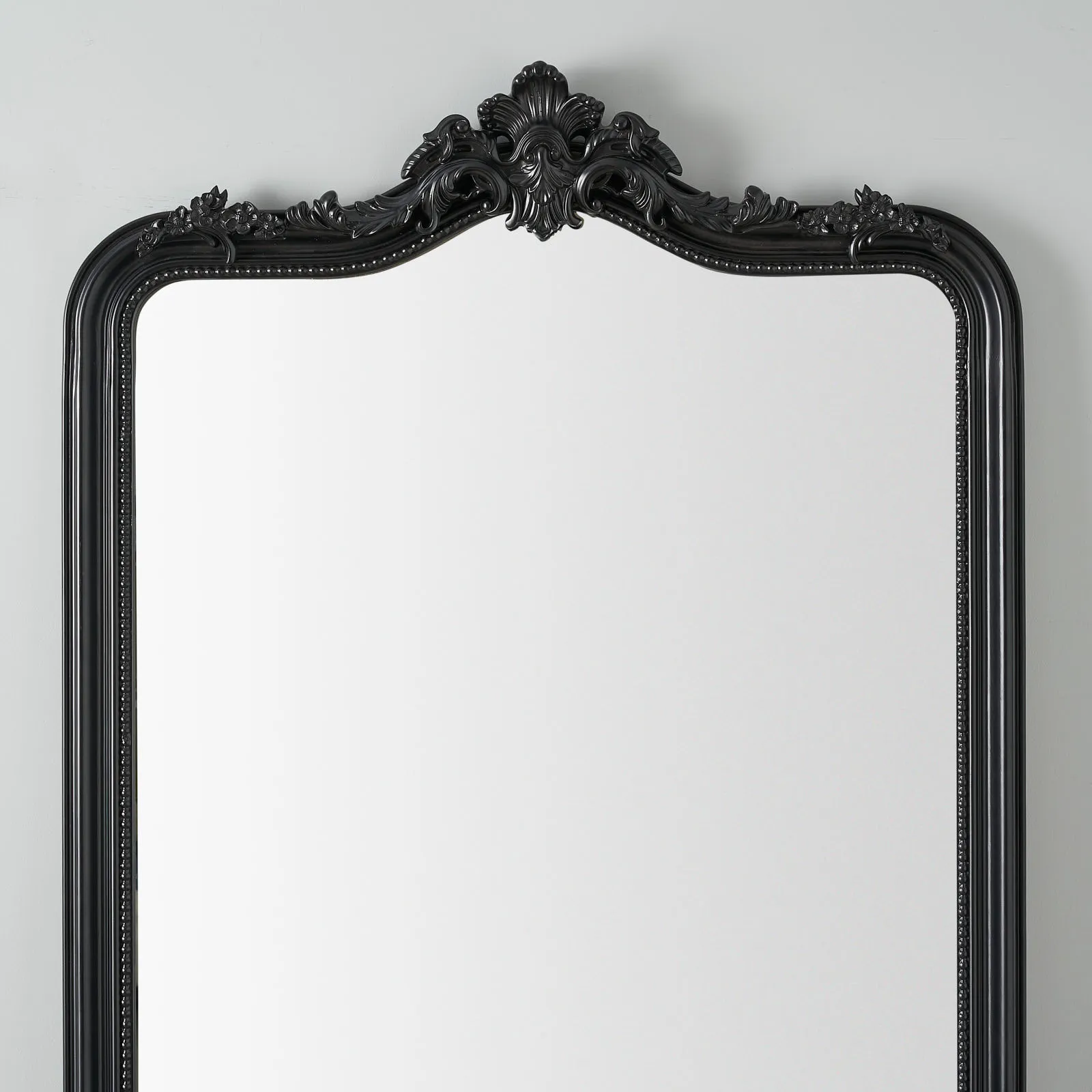 Circe Black Wooden Mirror