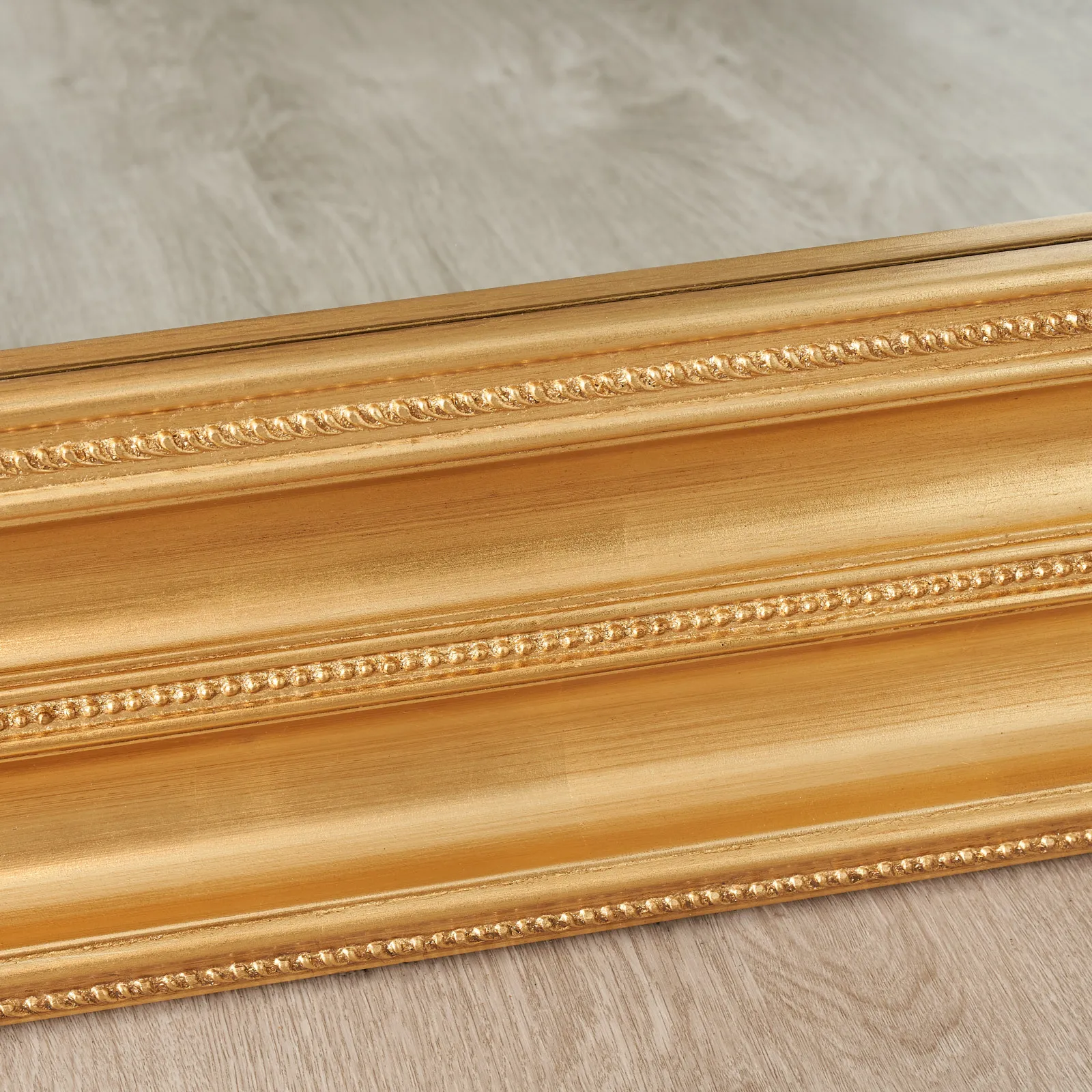 Calliope Antique Gold Rectangle Wooden Mirror