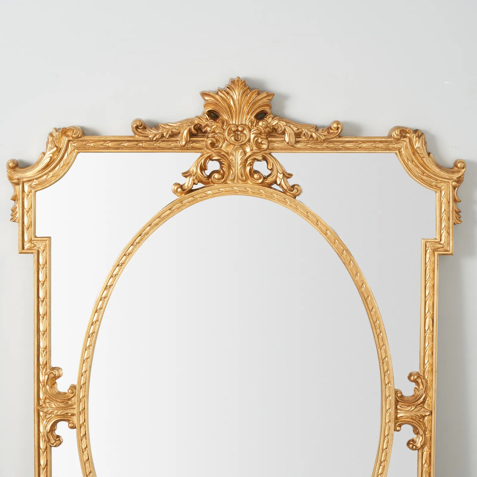 Gillian Antique Gold Mirror