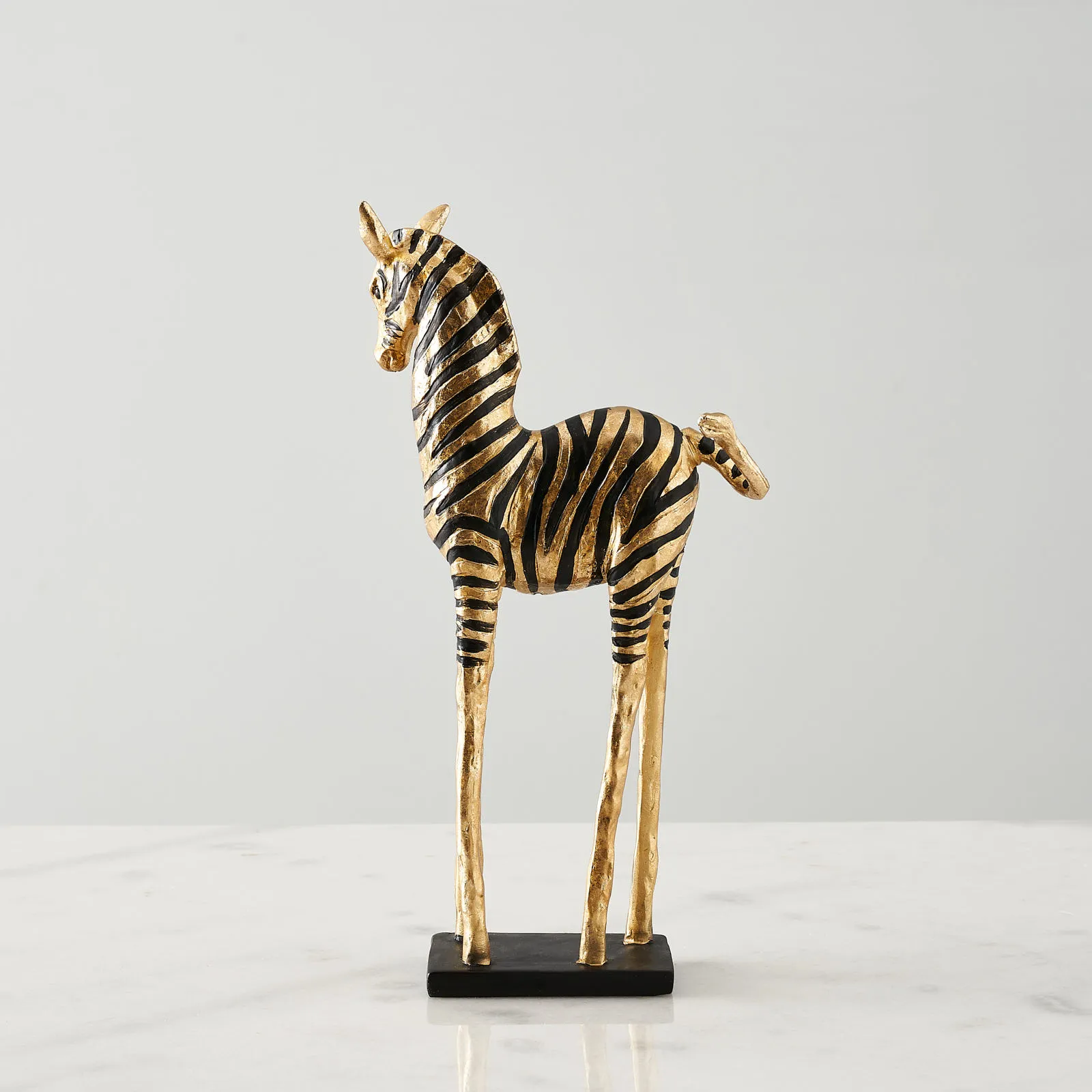 Golden Zebra Decorative