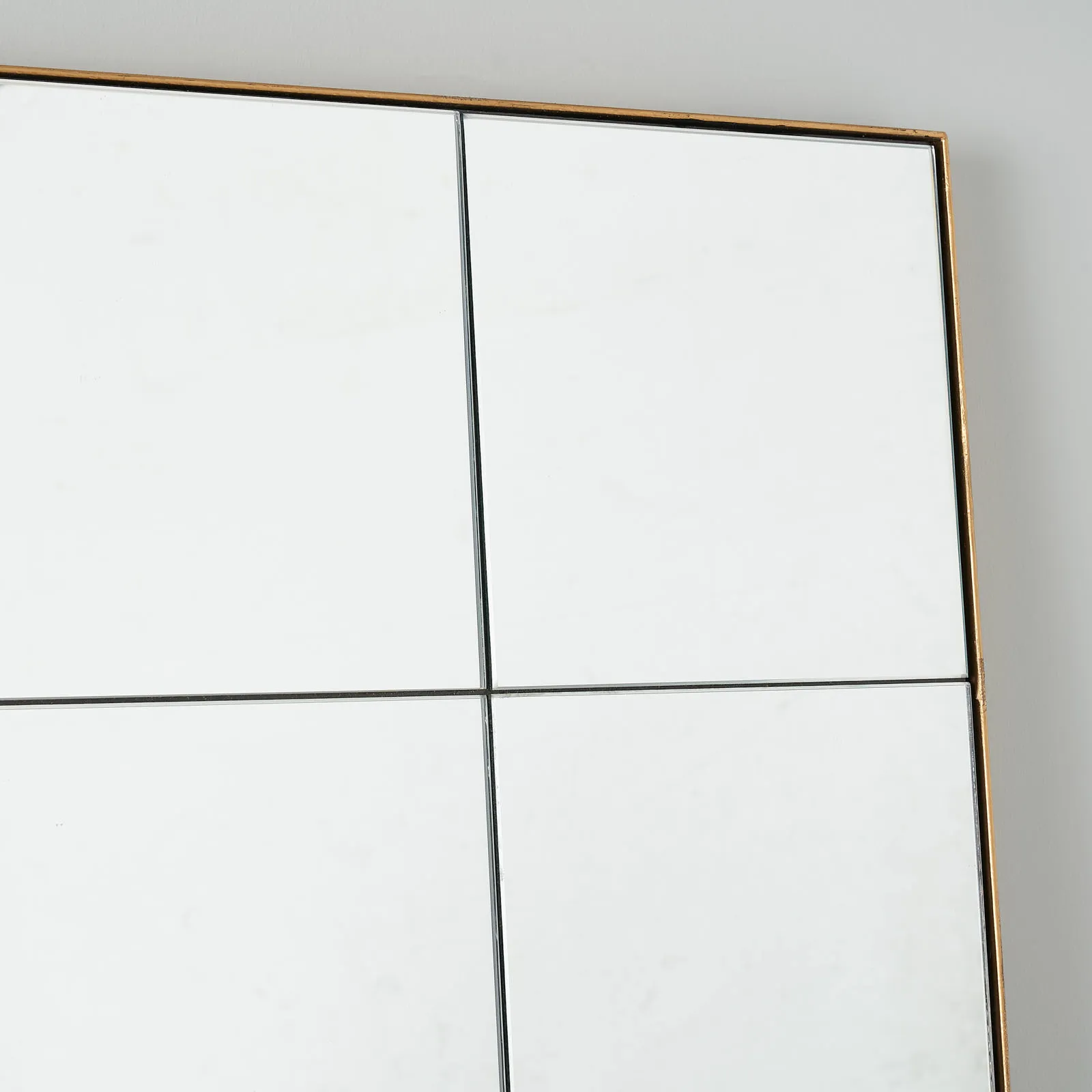 Clarice Antique Brass Rectangle Mirror