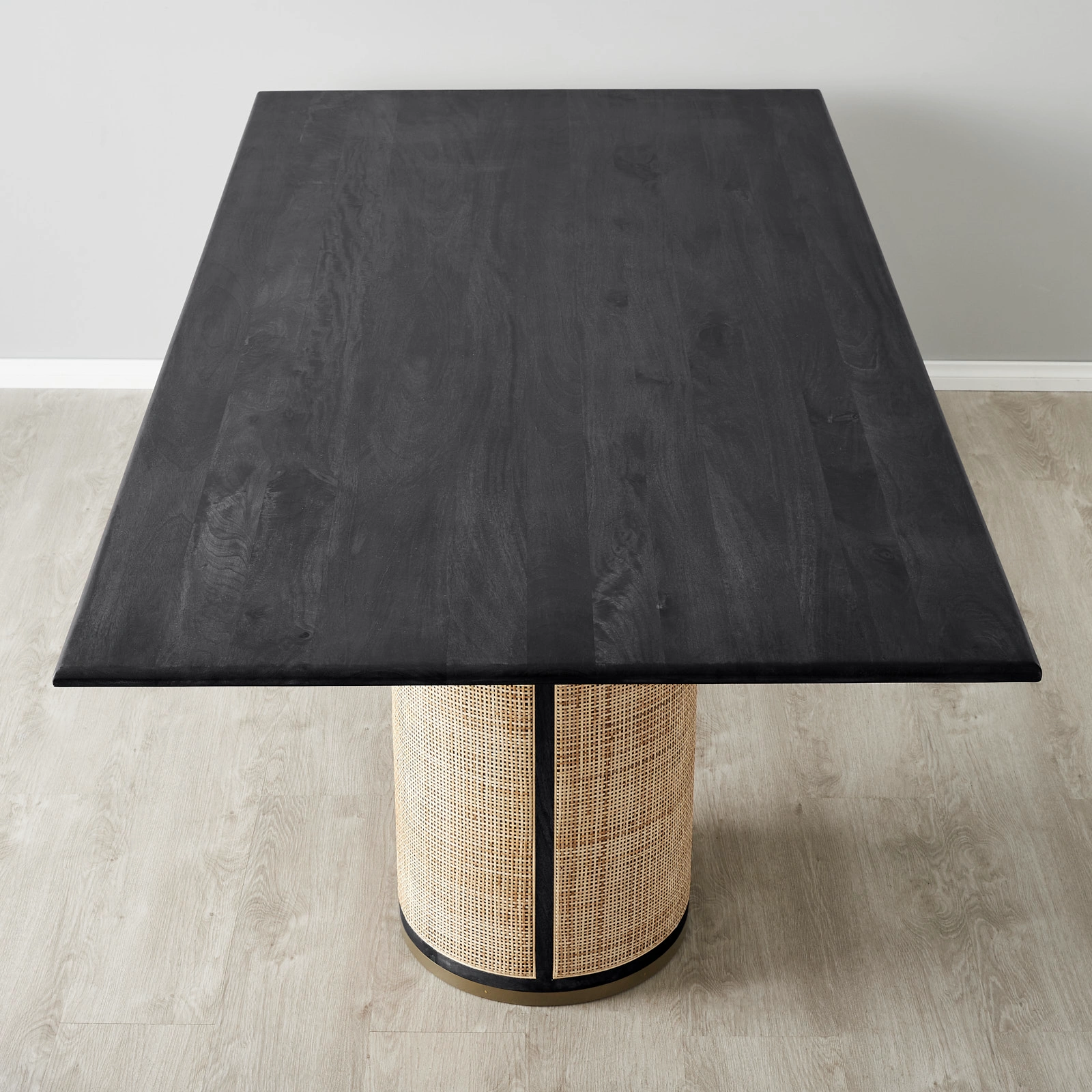 Esplanade Black Mango Wood Rectangular Dining Table