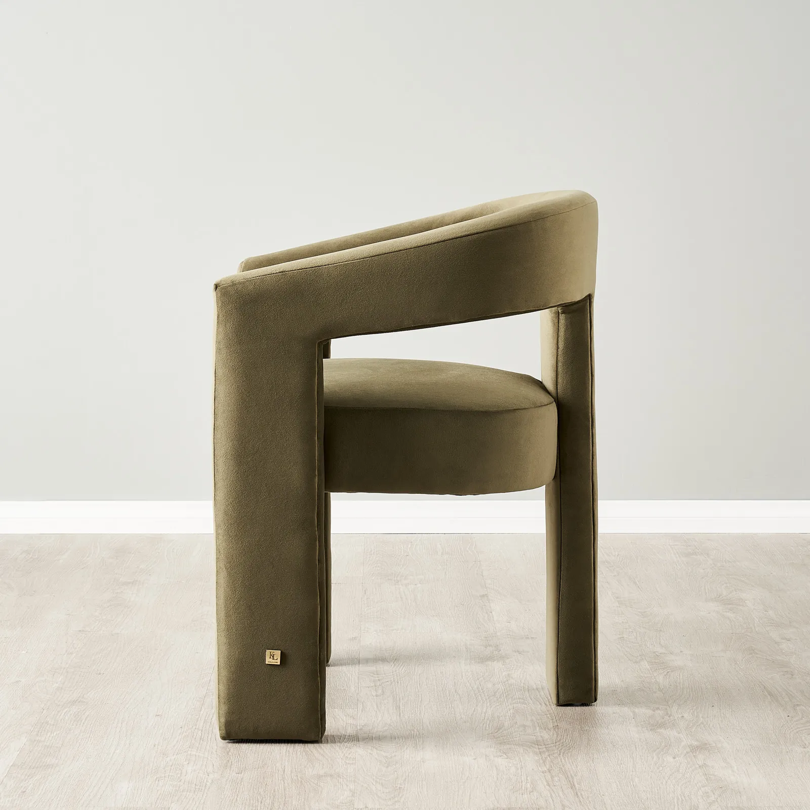 Sabrina II Olive Green Velvet Dining Chair | Koala Living