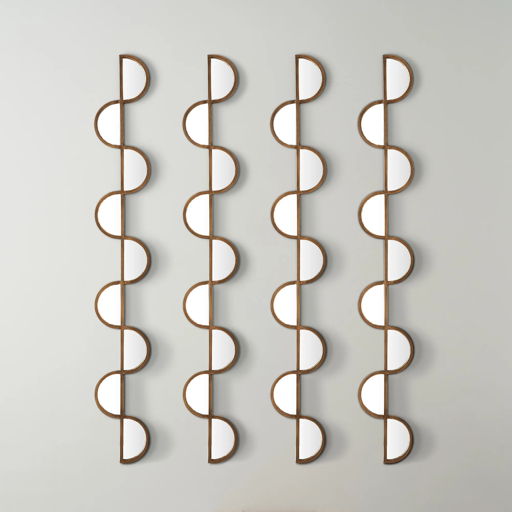 Airen Antique Gold Wall Mirror