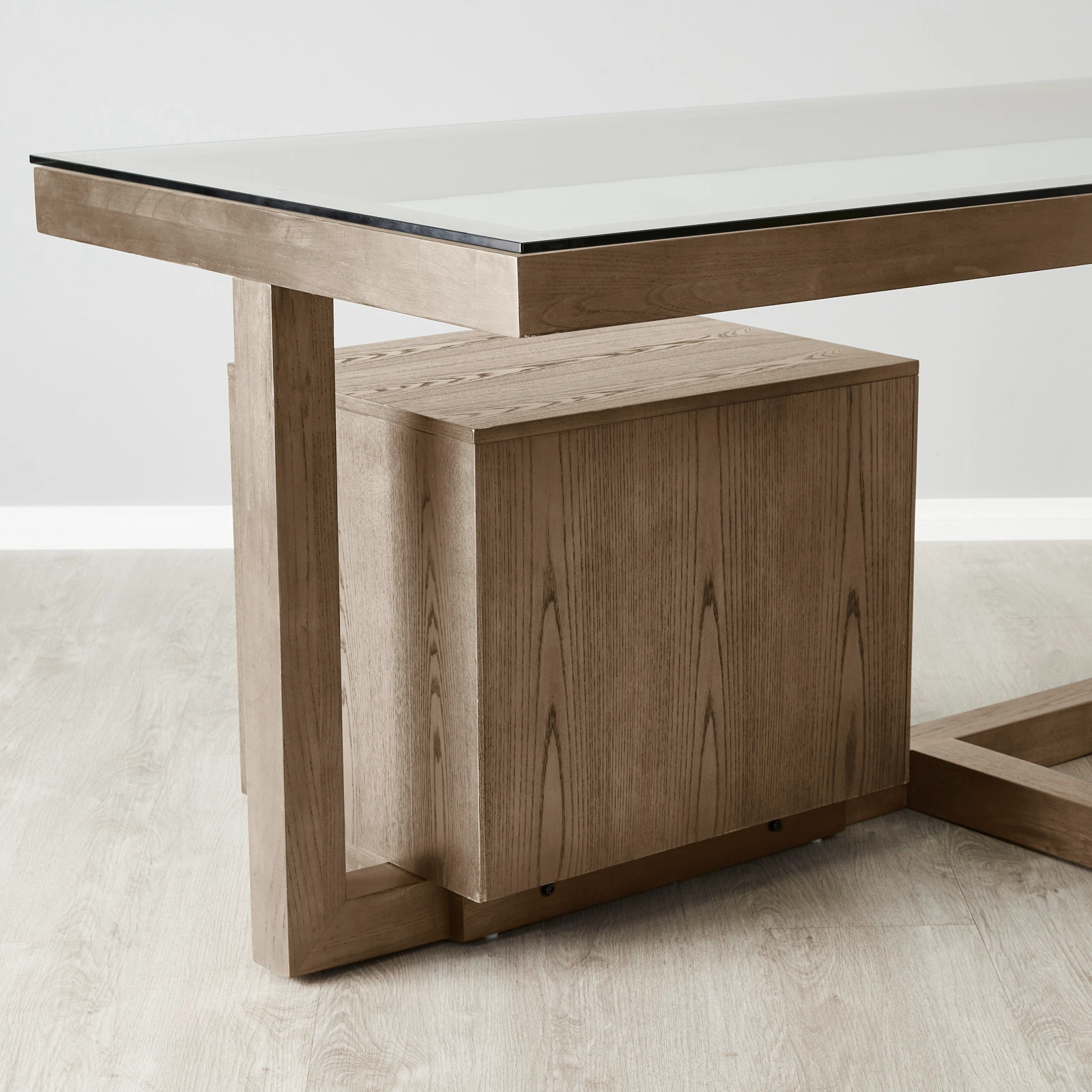 Dorothy Medium Brown Wooden Desk | Koala Living