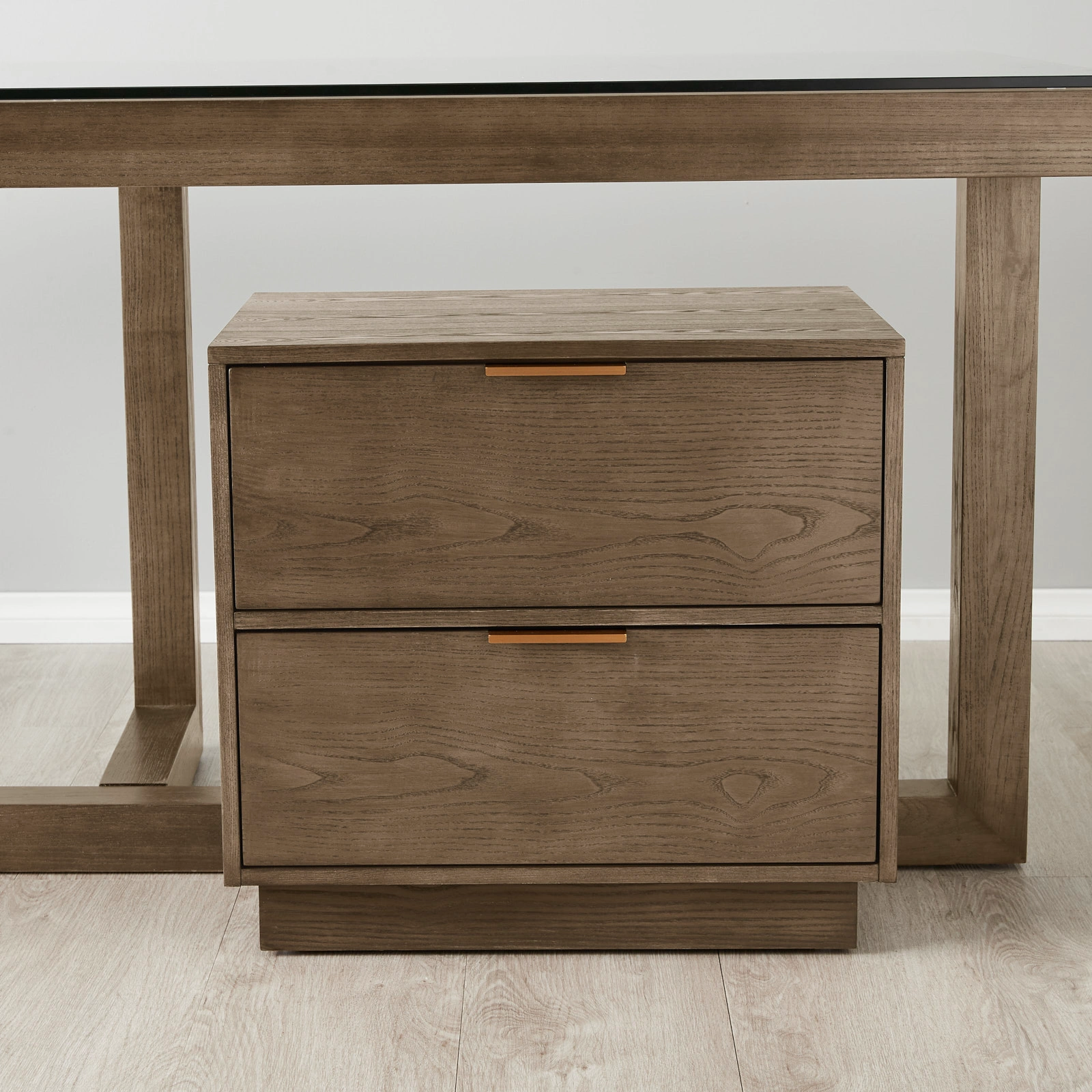 Dorothy Medium Brown Wooden Desk | Koala Living