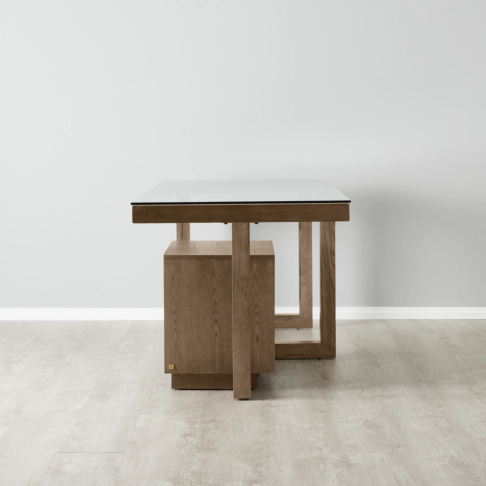 Dorothy Medium Brown Wooden Desk | Koala Living