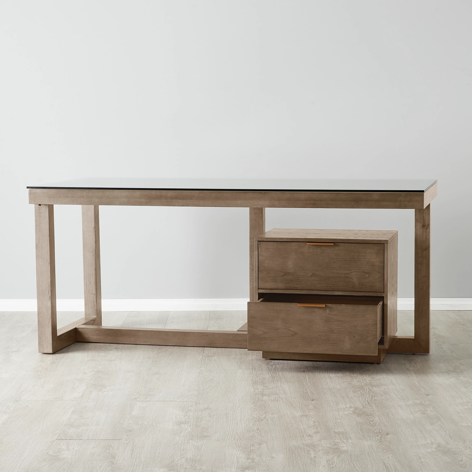 Dorothy Medium Brown Wooden Desk | Koala Living